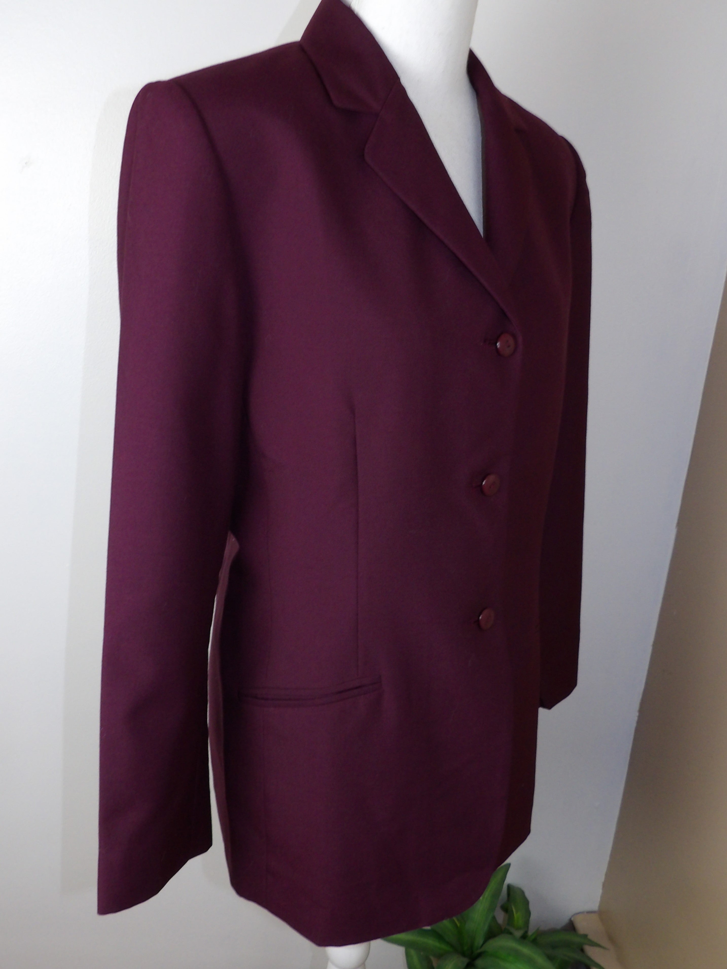80s 80s Vintage Maroon Blazer/jacket By Pendleton By Pendleton | Shop ...