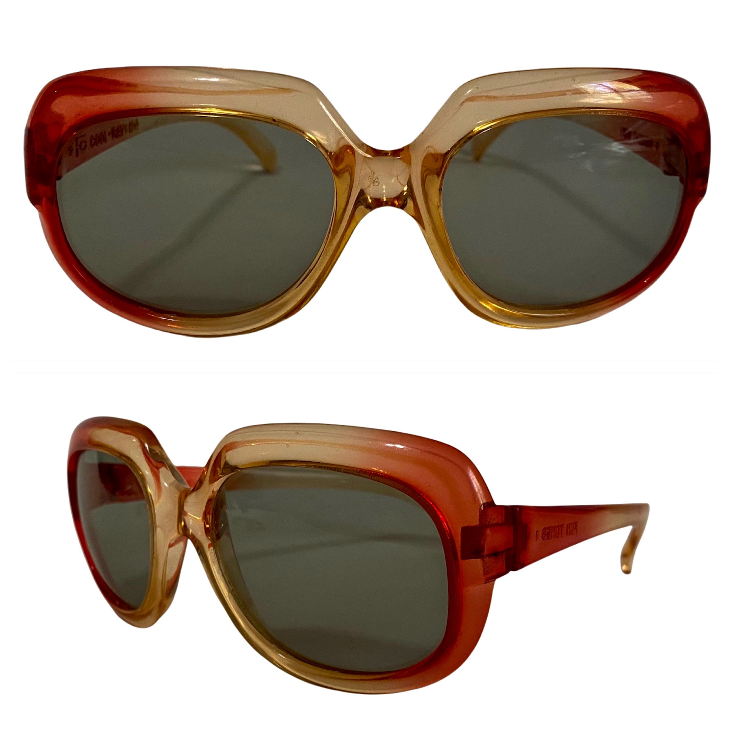 Vintage 80’s Cool Ray Fun Tones Bold Statement Sunglasses by Cool Ray ...