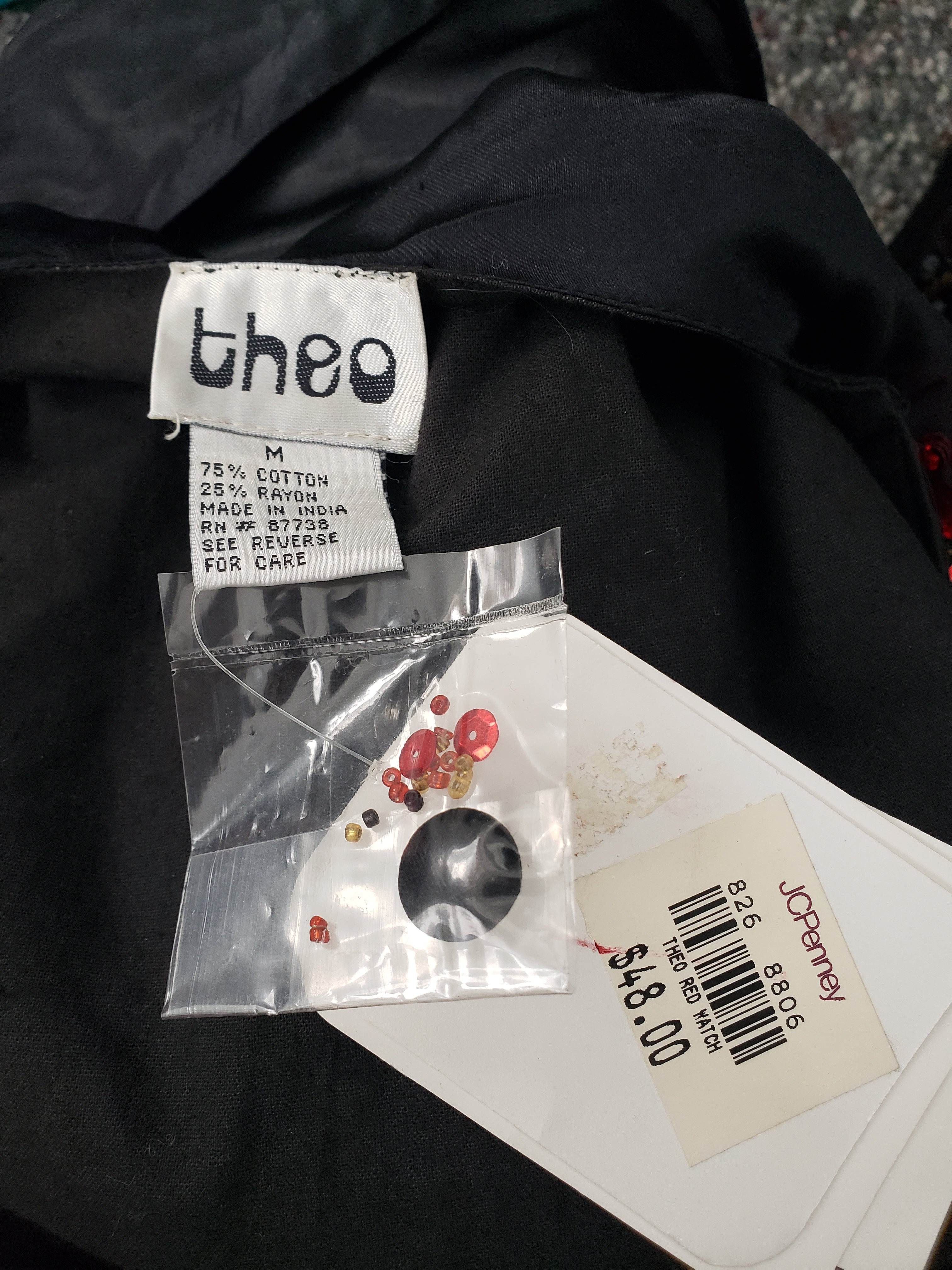 Vintage 80s Red Sequin And Beaded Vest By Theo | Shop THRILLING