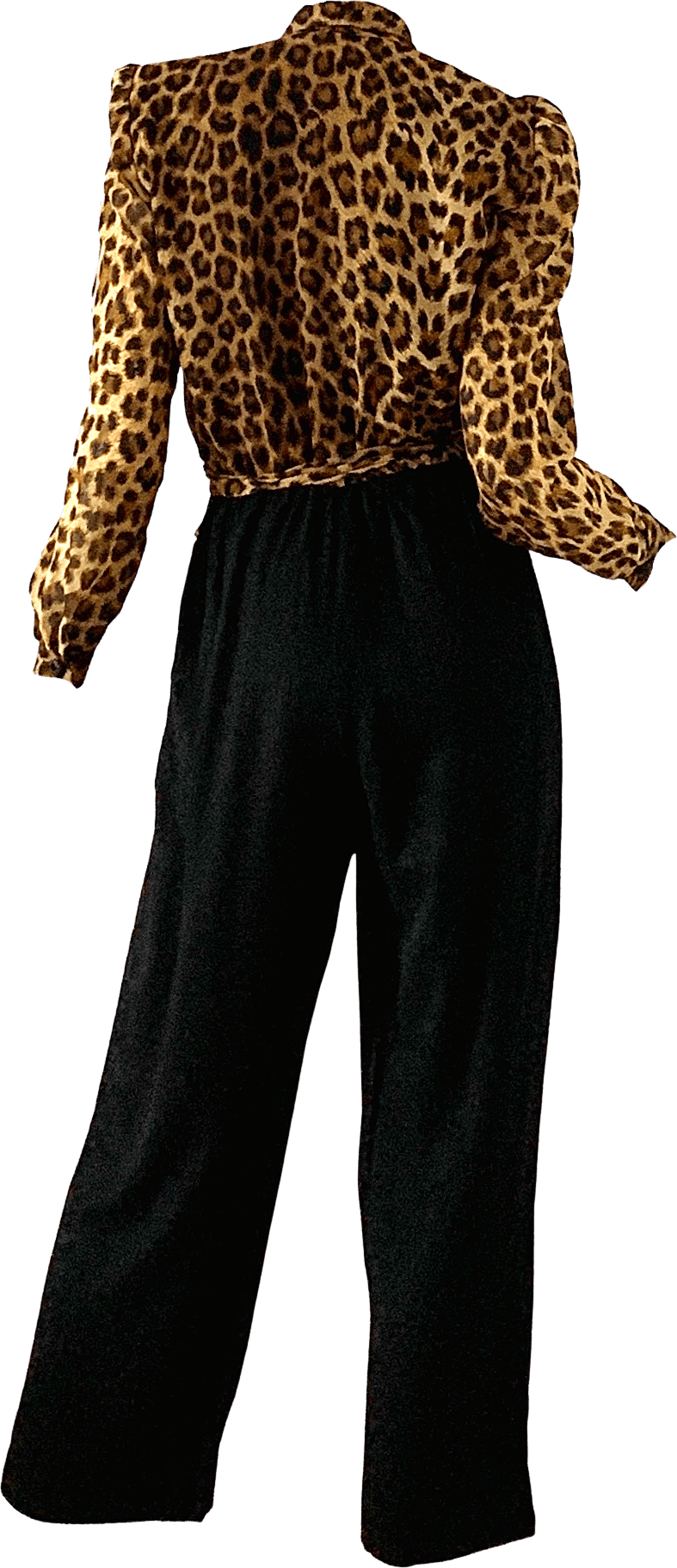 Vintage 80's Leopard Wrap Disco Jumpsuit | Shop THRILLING