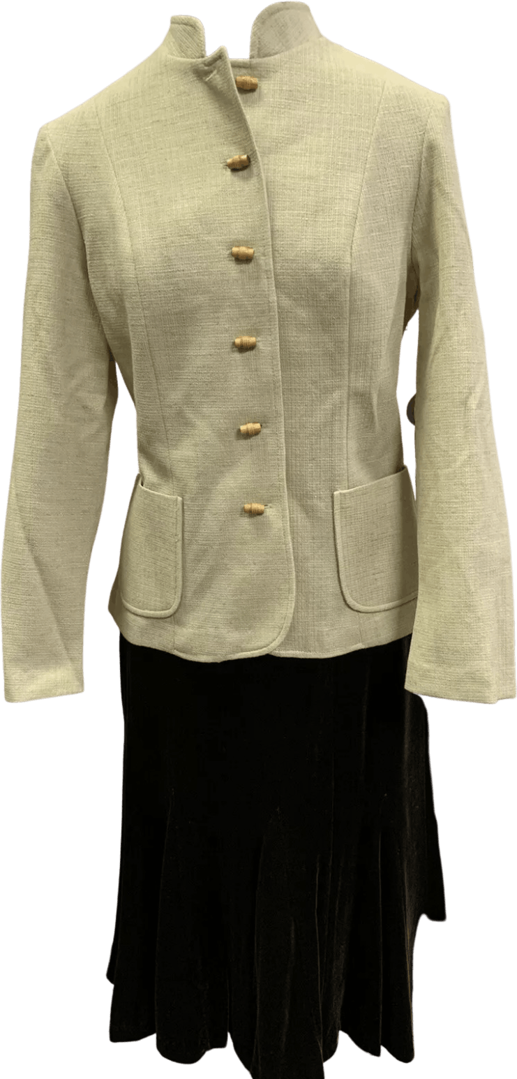 Vintage 70’s Tan Blazer with Wood Toggle Buttons by Marty Gutmacher ...