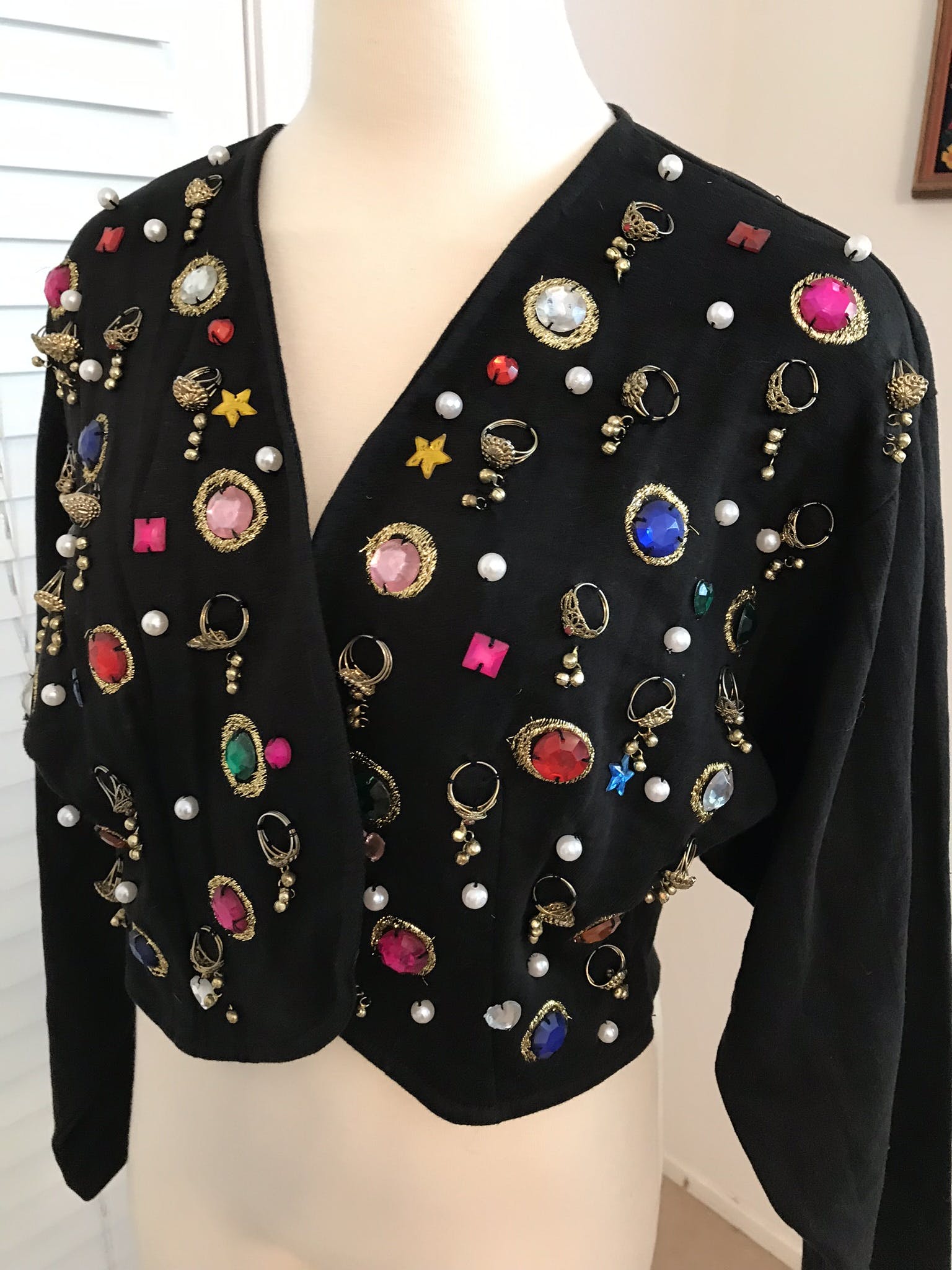 Vintage 80’s Embellished Novelty Jacket with Charms. by Cinemode | Shop ...