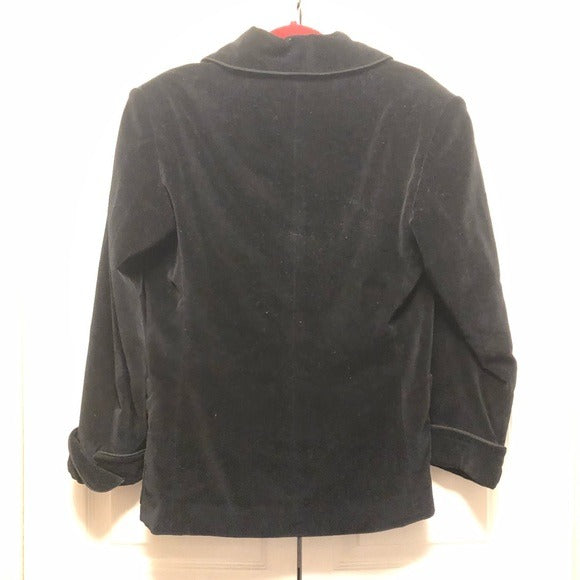 Vintage Ralph Lauren Blue Label Velvet Asian Themed Blazer | Shop THRILLING