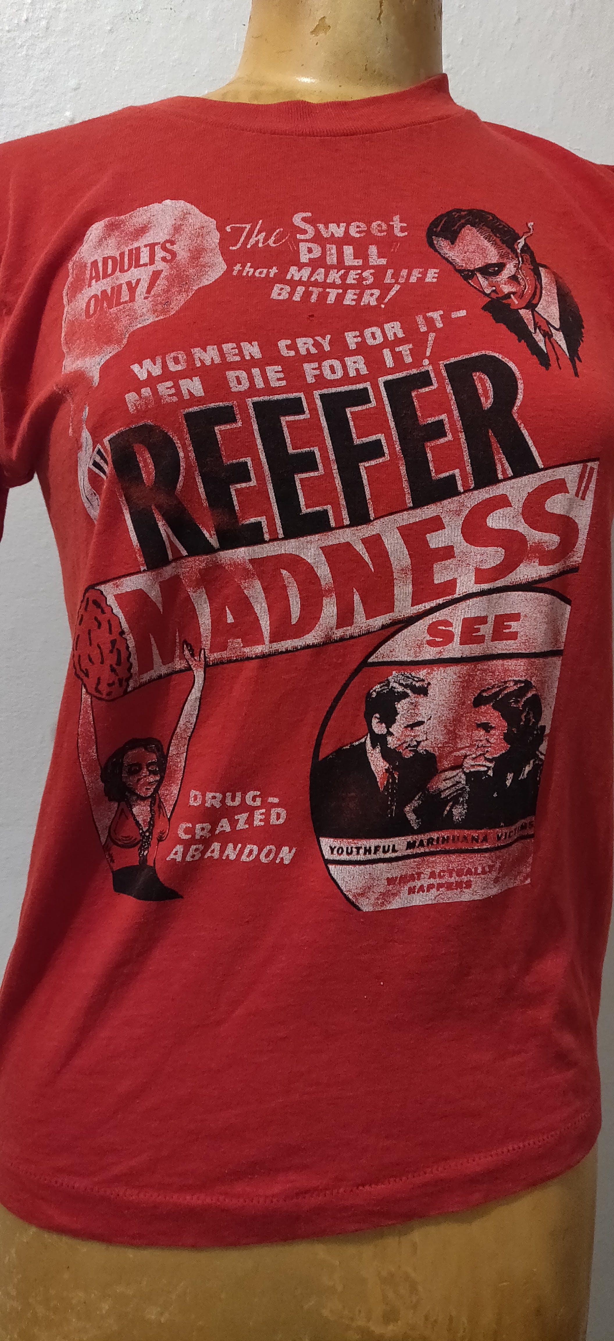 Vintage 80's Rare Reefer Madness T-Shirt | Shop THRILLING