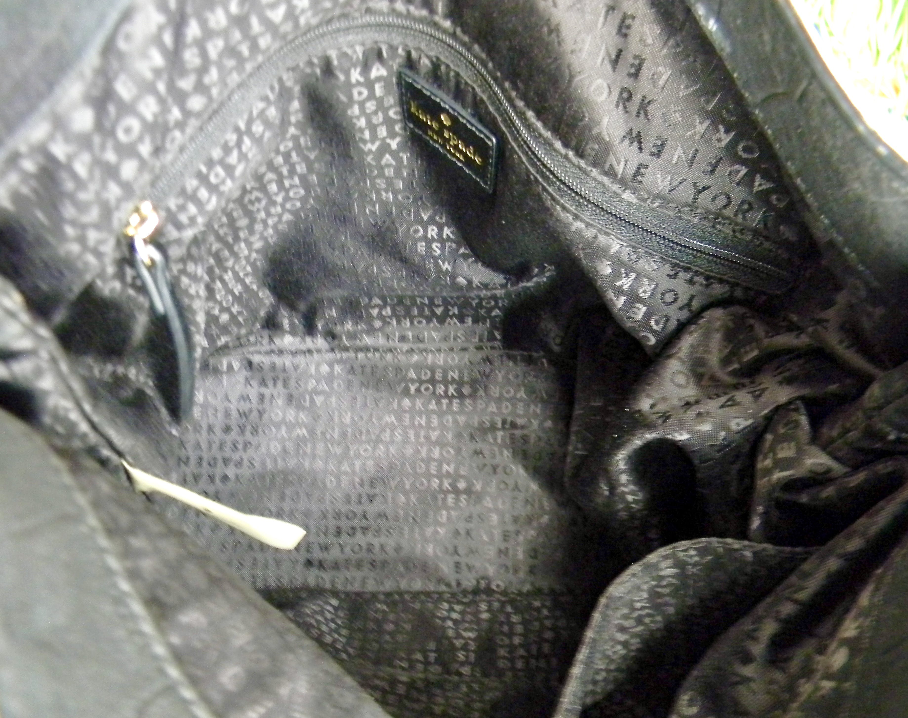 Vintage Refurbished Black Leather Kate Spade Shoulder Bag by Kate Spade ...