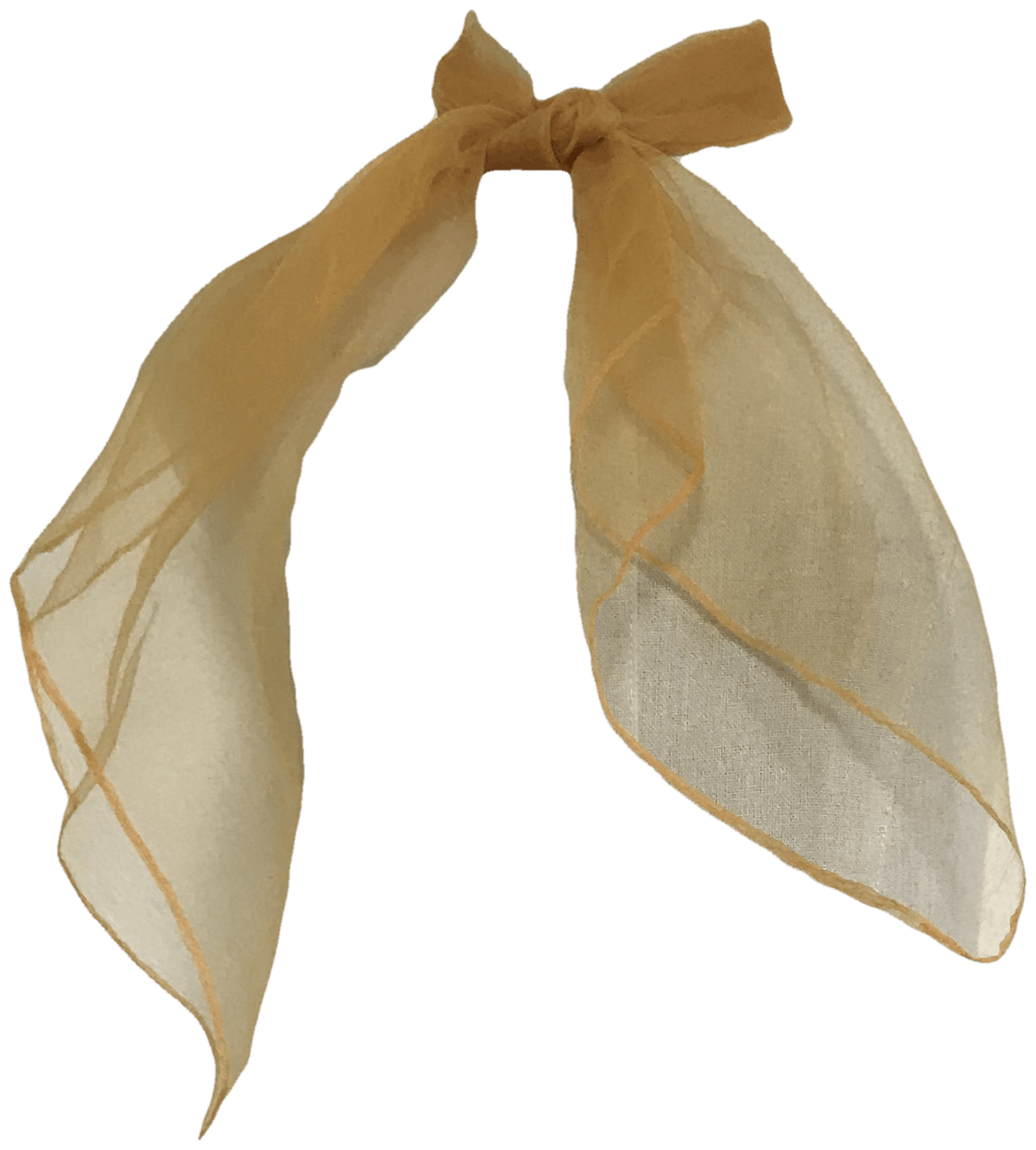 Vintage Sheer Light Orange Scarf | Shop THRILLING