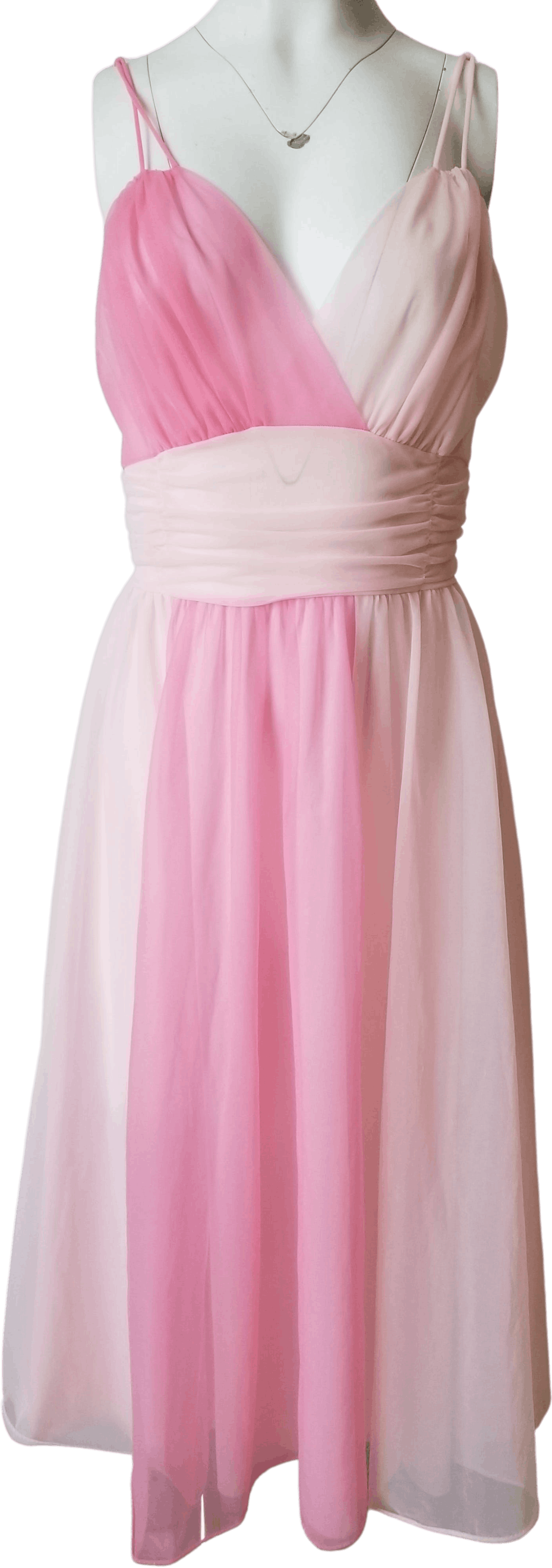 Vintage Sheer Two-Tone Pink Slip Dress | Shop THRILLING