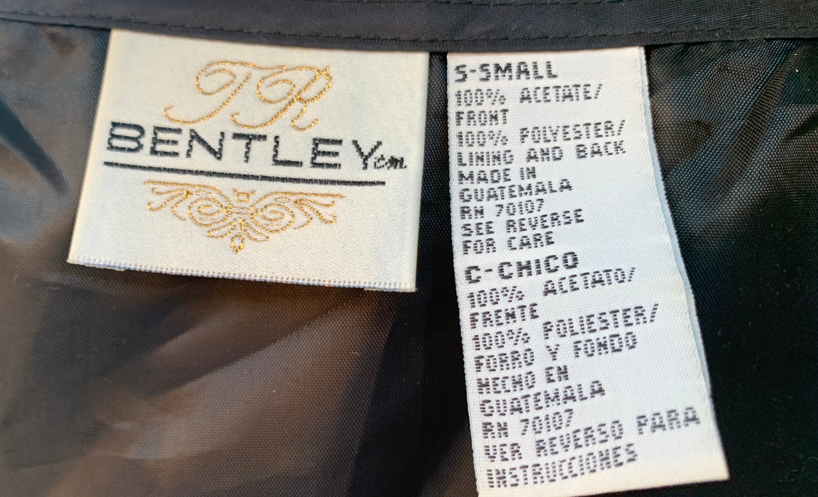 Vintage 80s/90s Geometric Black And Gold Button Up Vest. By Bentley ...