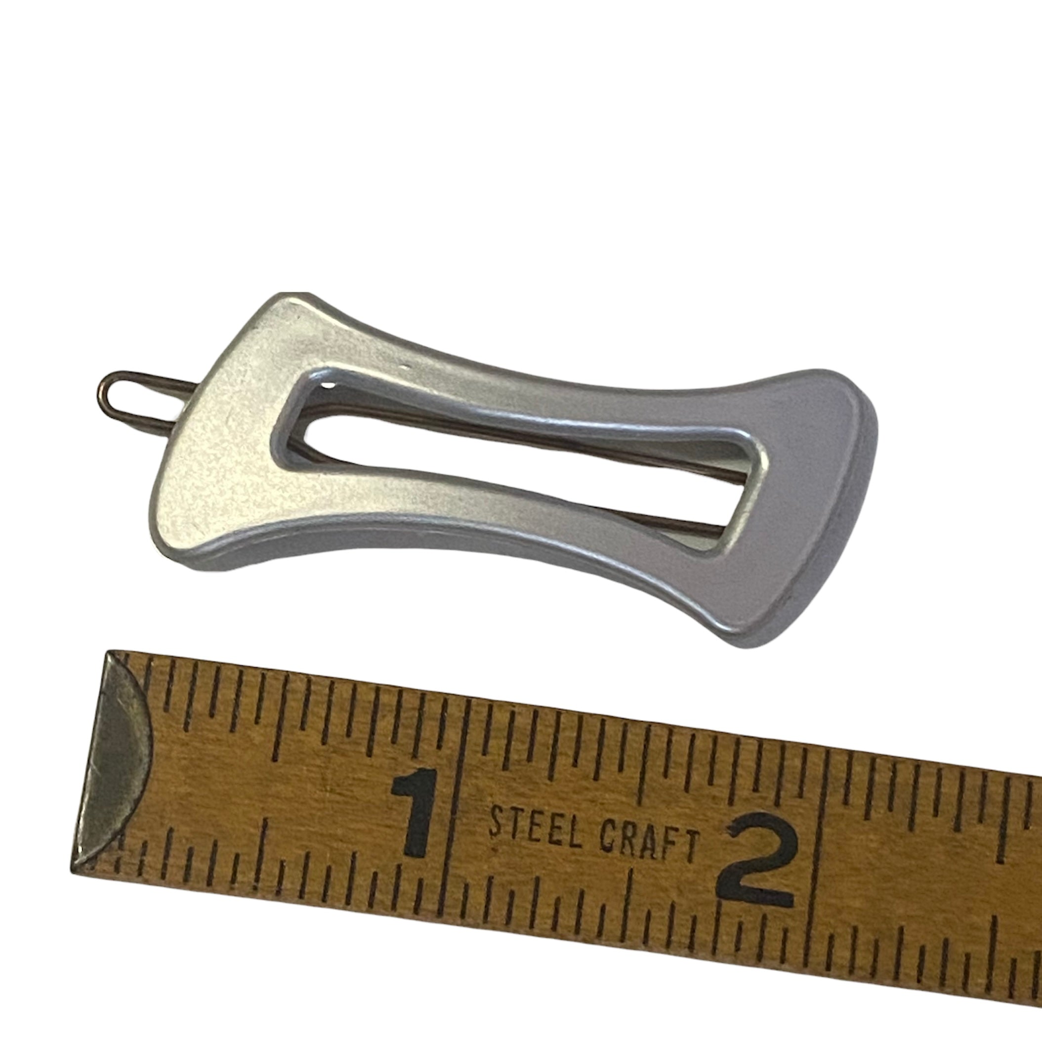 70s/80s Sweet Vintage French Barrette Silver, Deadstock | Shop THRILLING