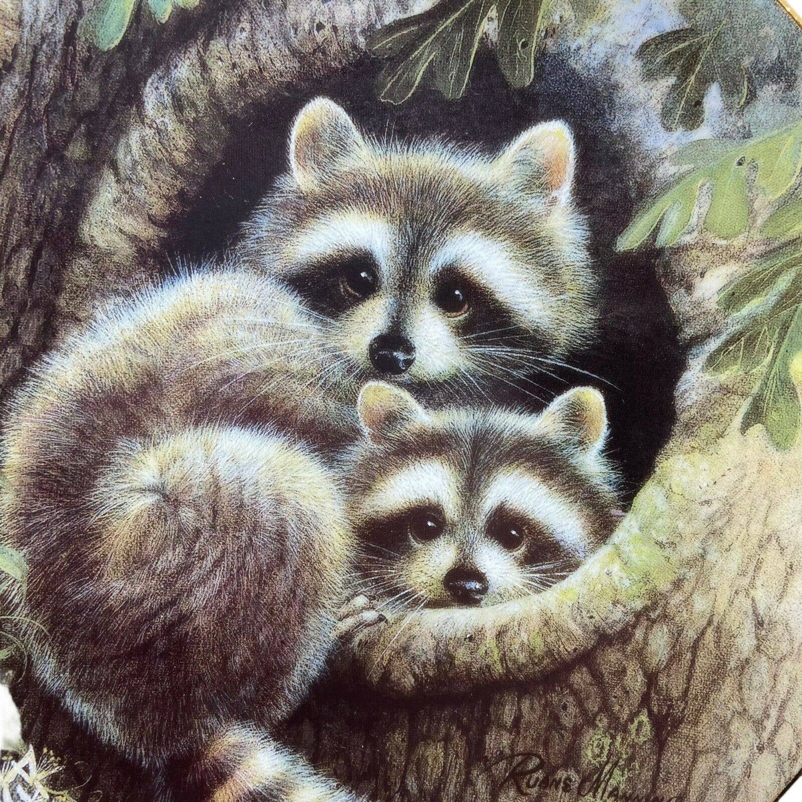 Vintage Hamilton Collection Hallow Hideaway 1994 Woodland Babies ...