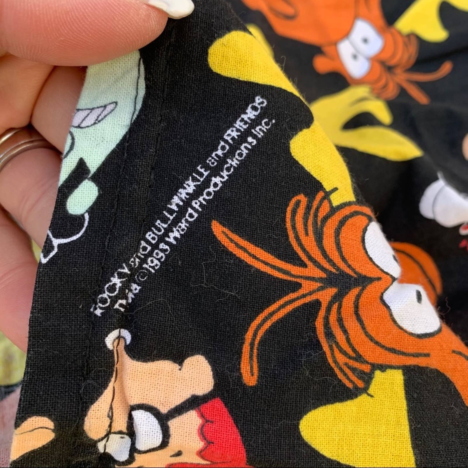 Vintage 90s Rocky and Bullwinkle Boxer Lounge Shorts by Too Cool | Shop ...