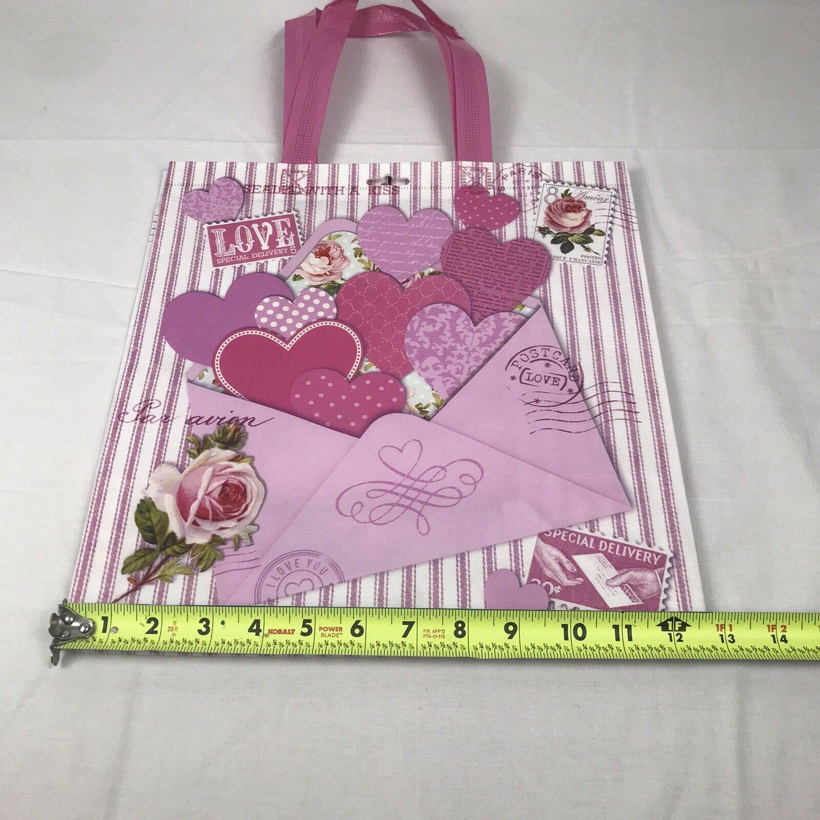 Vintage Patty Reed Happy Sack Reusable Bag Shopping Tote Letter of Love ...