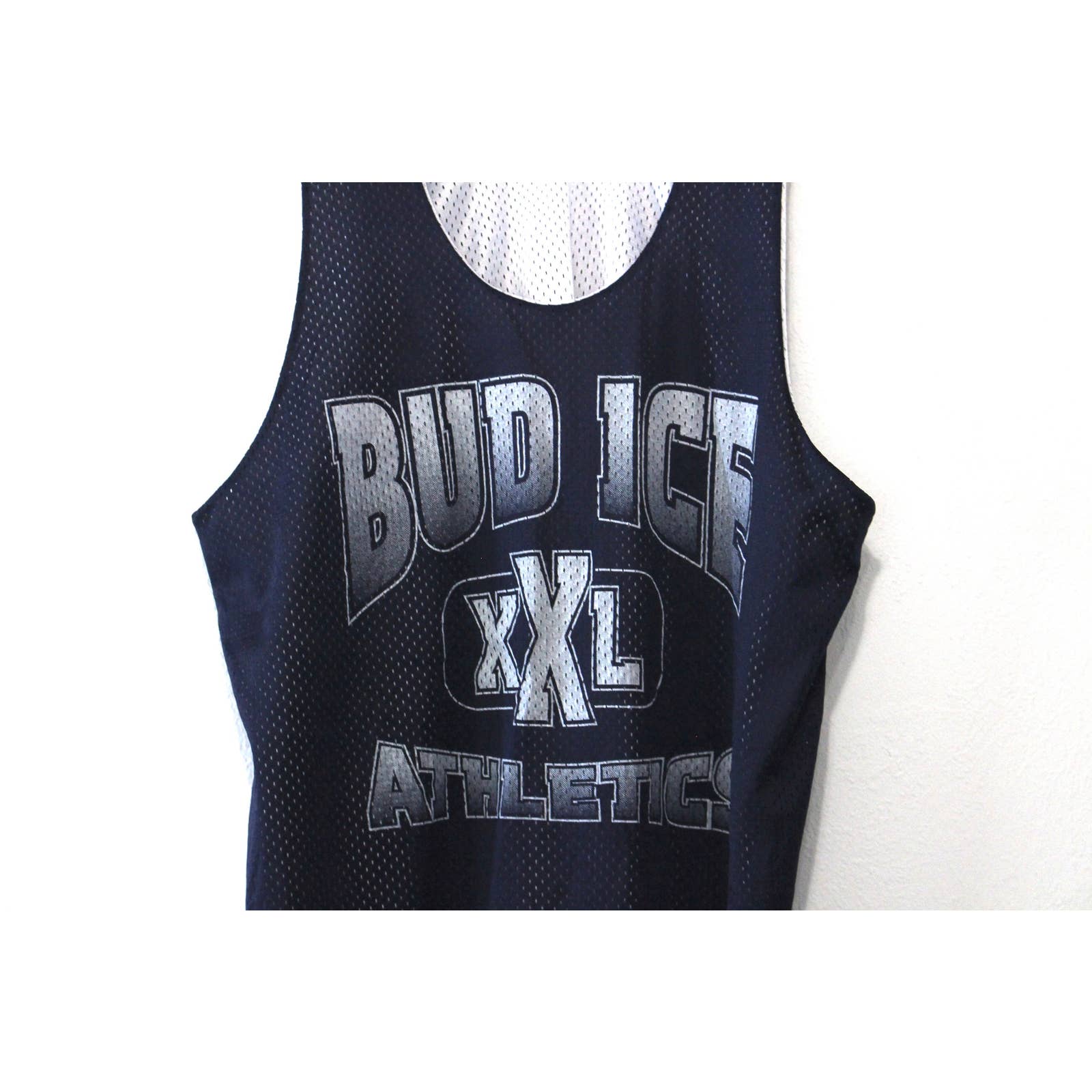 Vintage Bud Ice Draft Budweiser Anheuser Busch Tank Top Large by Champ ...