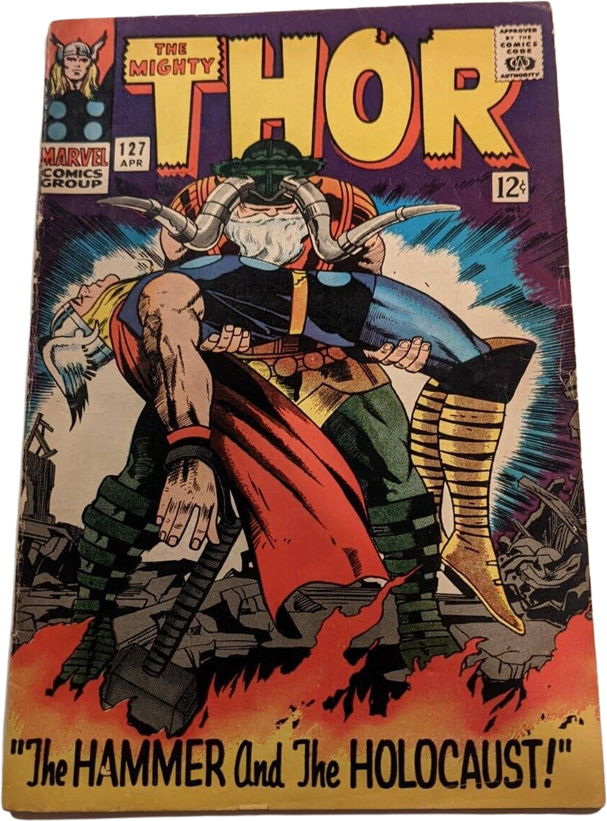 Vintage Thor #127 1st Pluto! Marvel 1966 Hammer and Holocaust by Stan ...