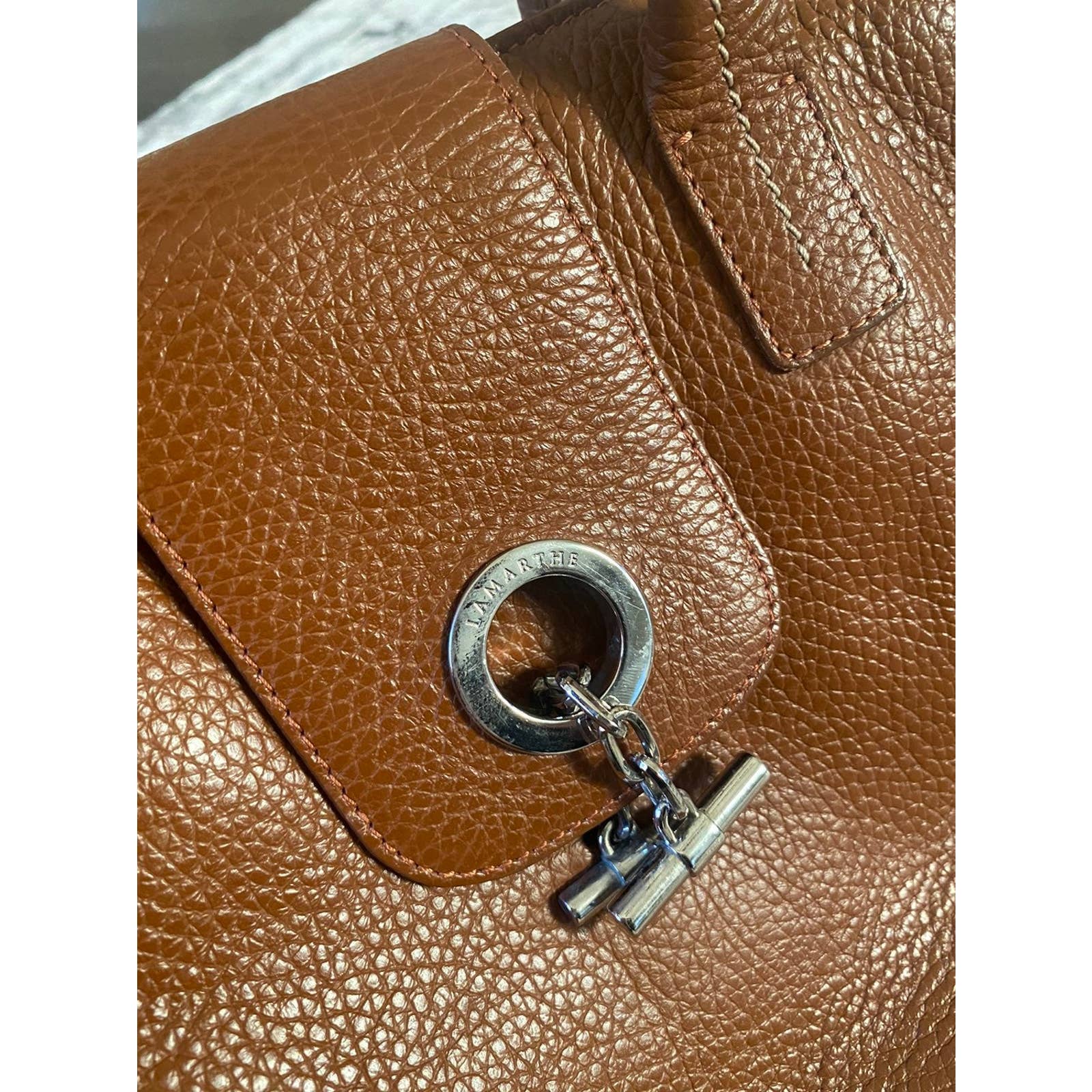 Vintage Lamarthe Leather Bag by Lamarthe | Shop THRILLING