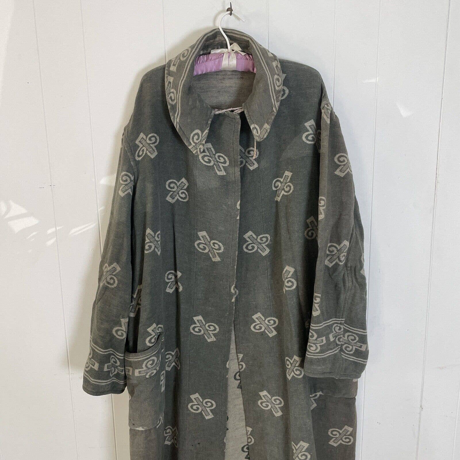 Antique Beacon Blanket Coat Duster Riding Jacket Vintage 40s 50s Mens ...