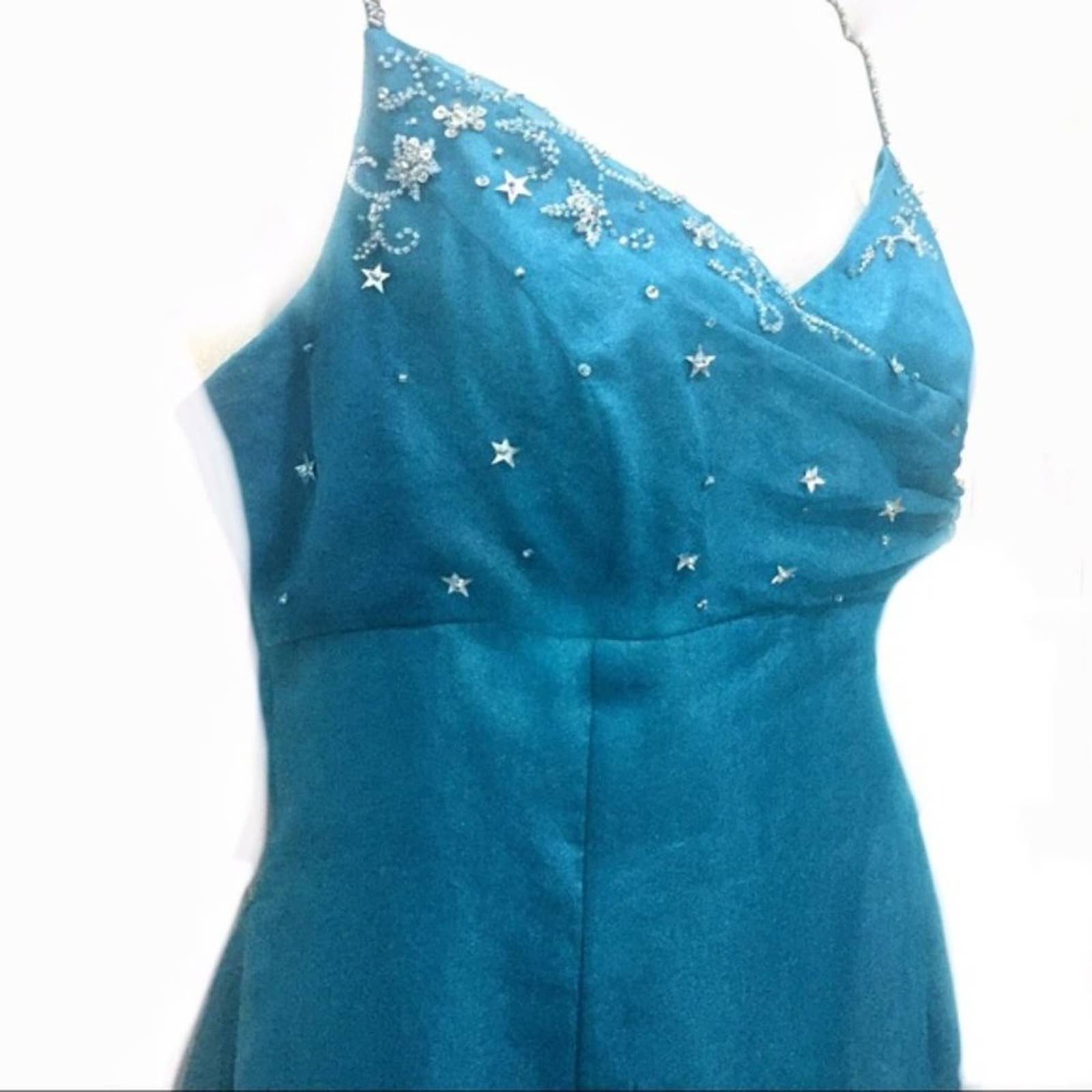 Vintage Deep Turquoise Formal Dress by Bella Formals by Venus | Shop ...