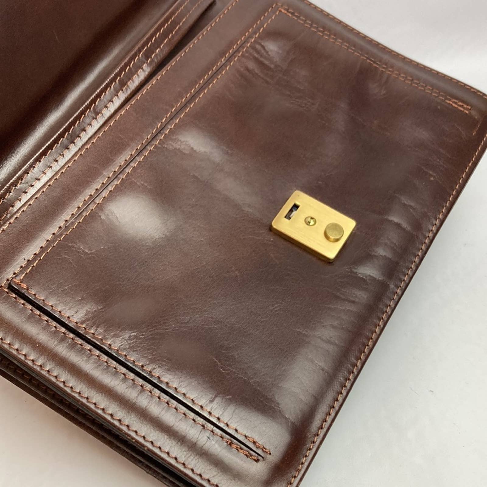 Vintage Moda Italiana Leather Organizer Document Holder Travel Bag by ...