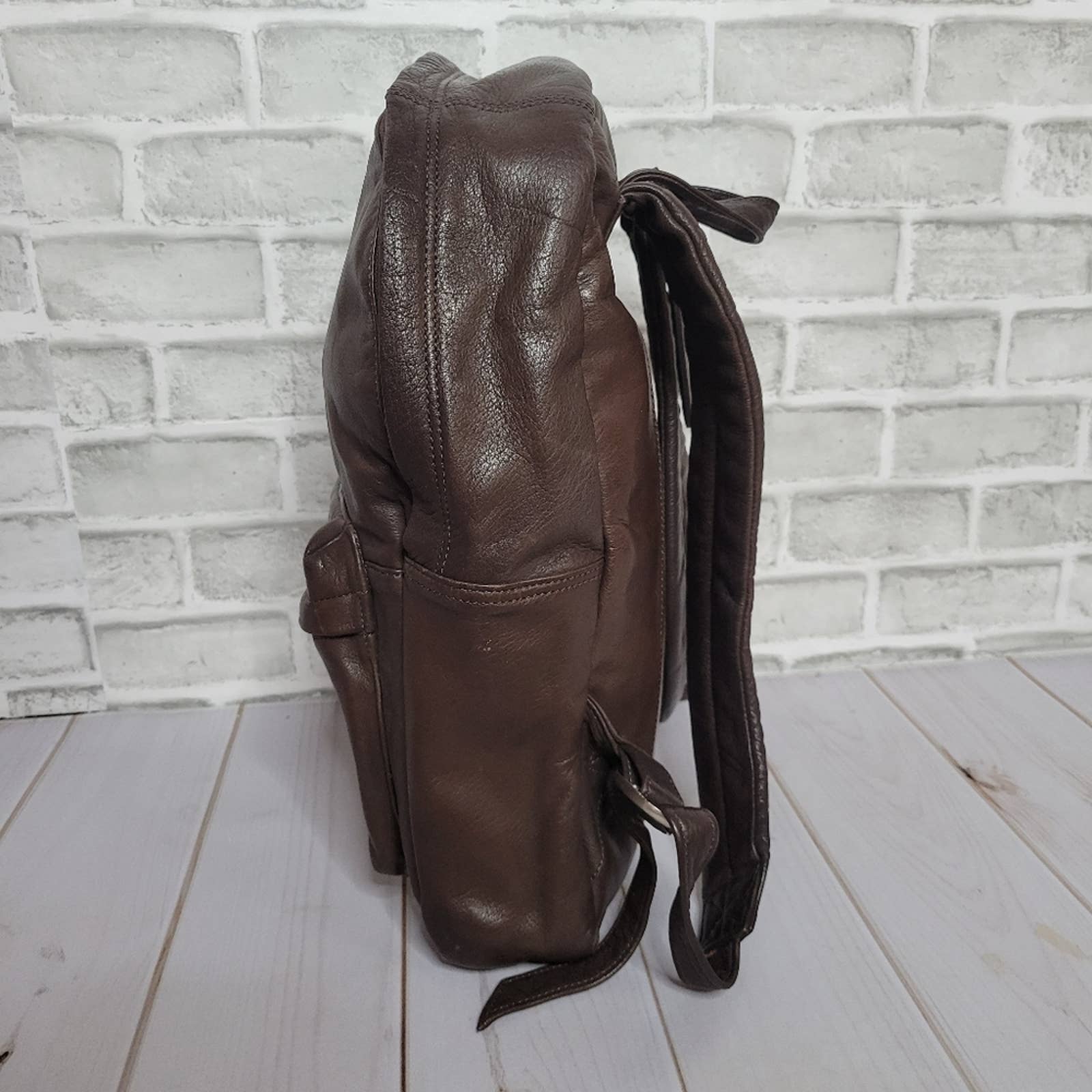 Vintage Canyon Outback Brown Leather Goods Backpack by Canyon Outback ...