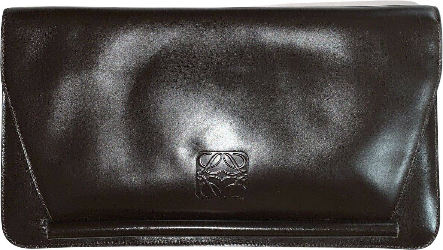 Vintage Loewe Chocolate Brown Clutch by Loewe | Shop THRILLING