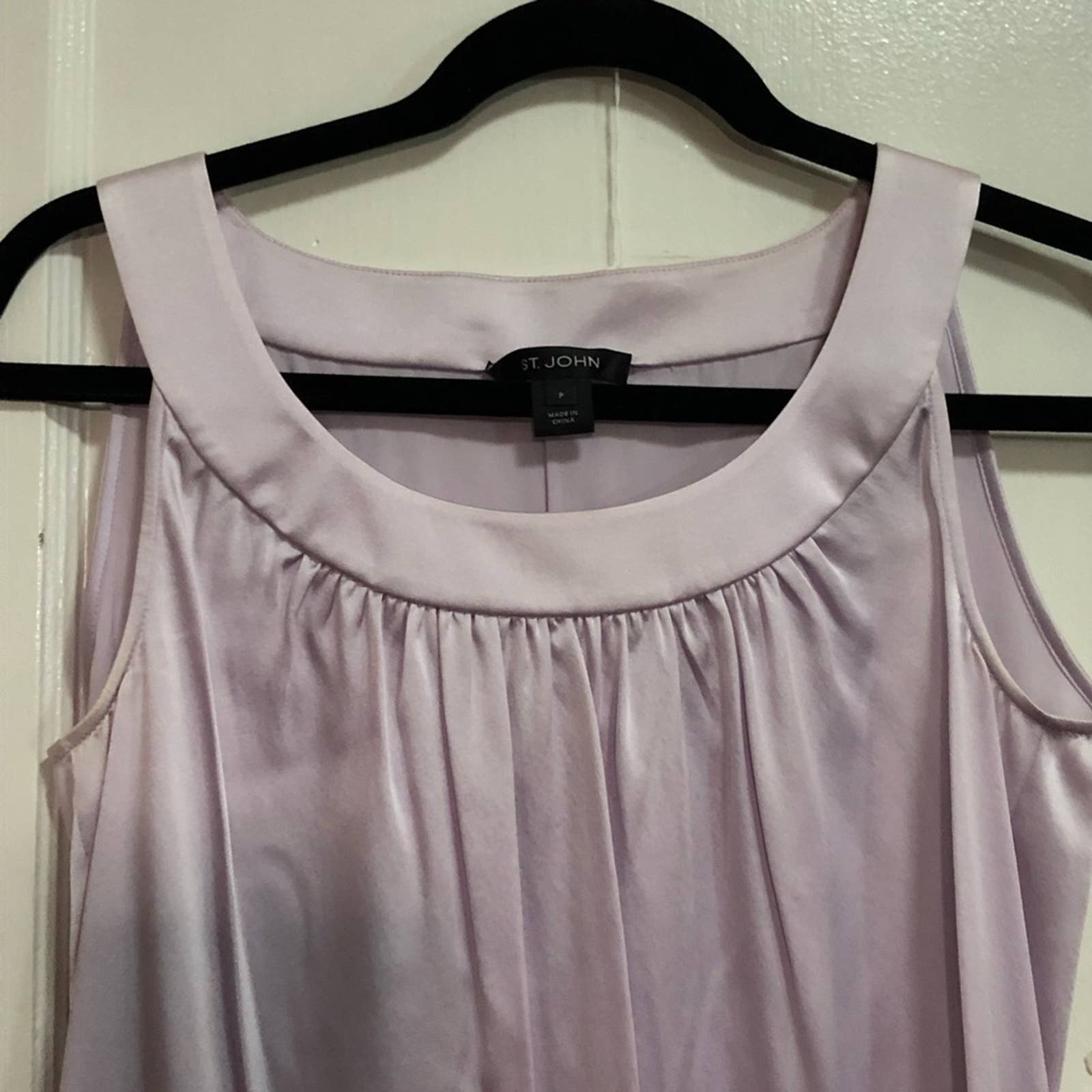 Vintage Lavender Silk Tank by St. John | Shop THRILLING