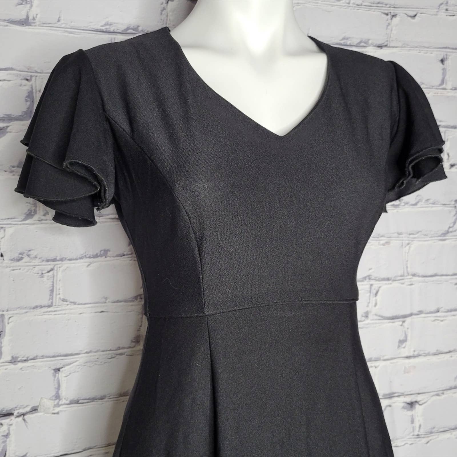 Vintage Southeastern Little Black Maxi Dress by Corelli | Shop THRILLING