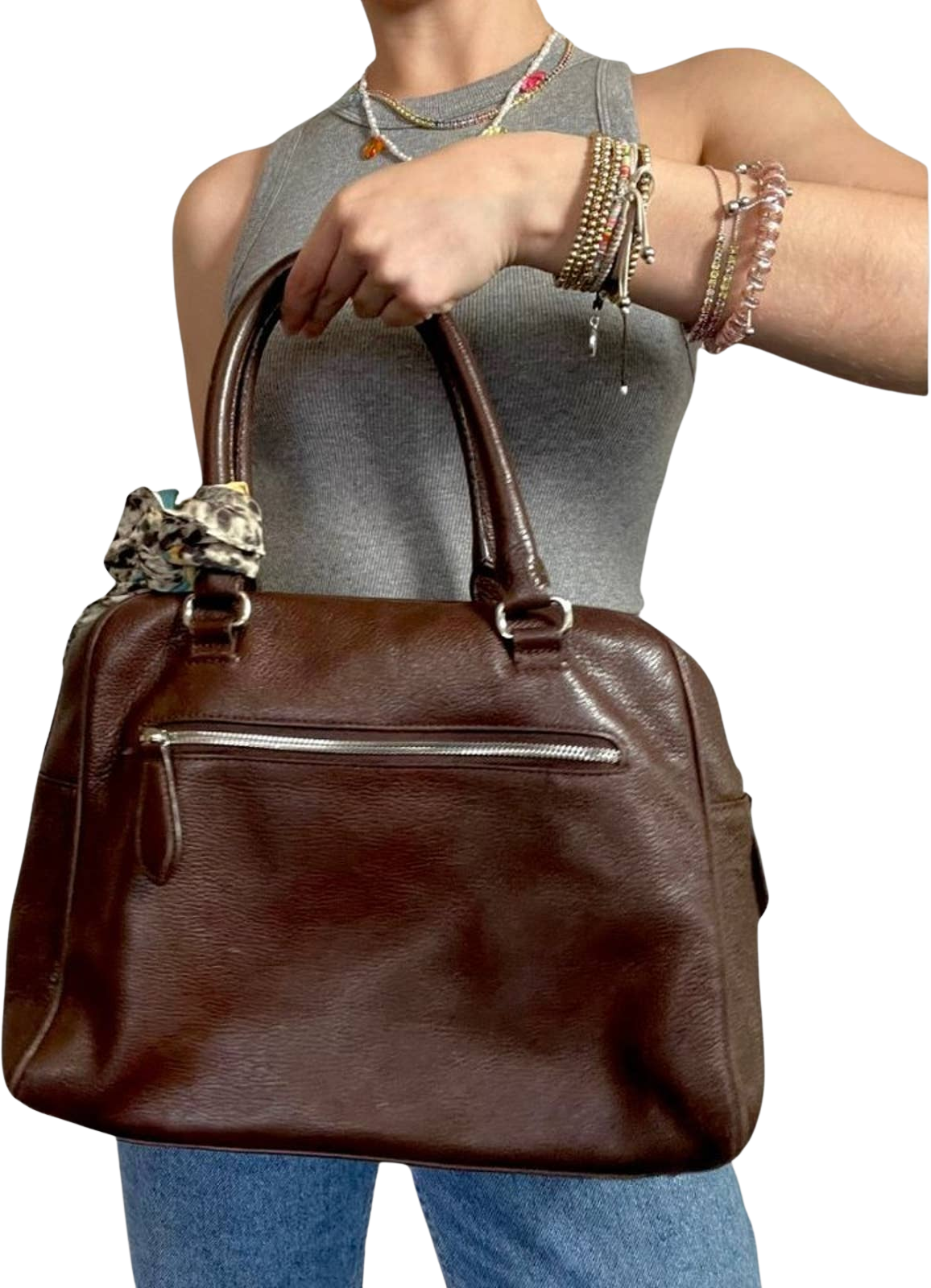 Vintage Chocolate Brown Leather Purse by My Flat in London | Shop THRILLING