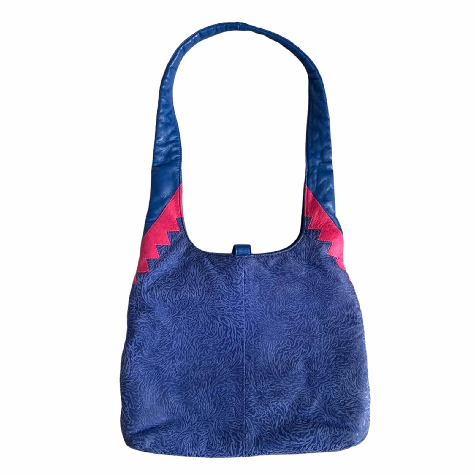 Vintage Viva Bags of Cali Color Blocked Leather Hobo Bag by Viva Bags ...