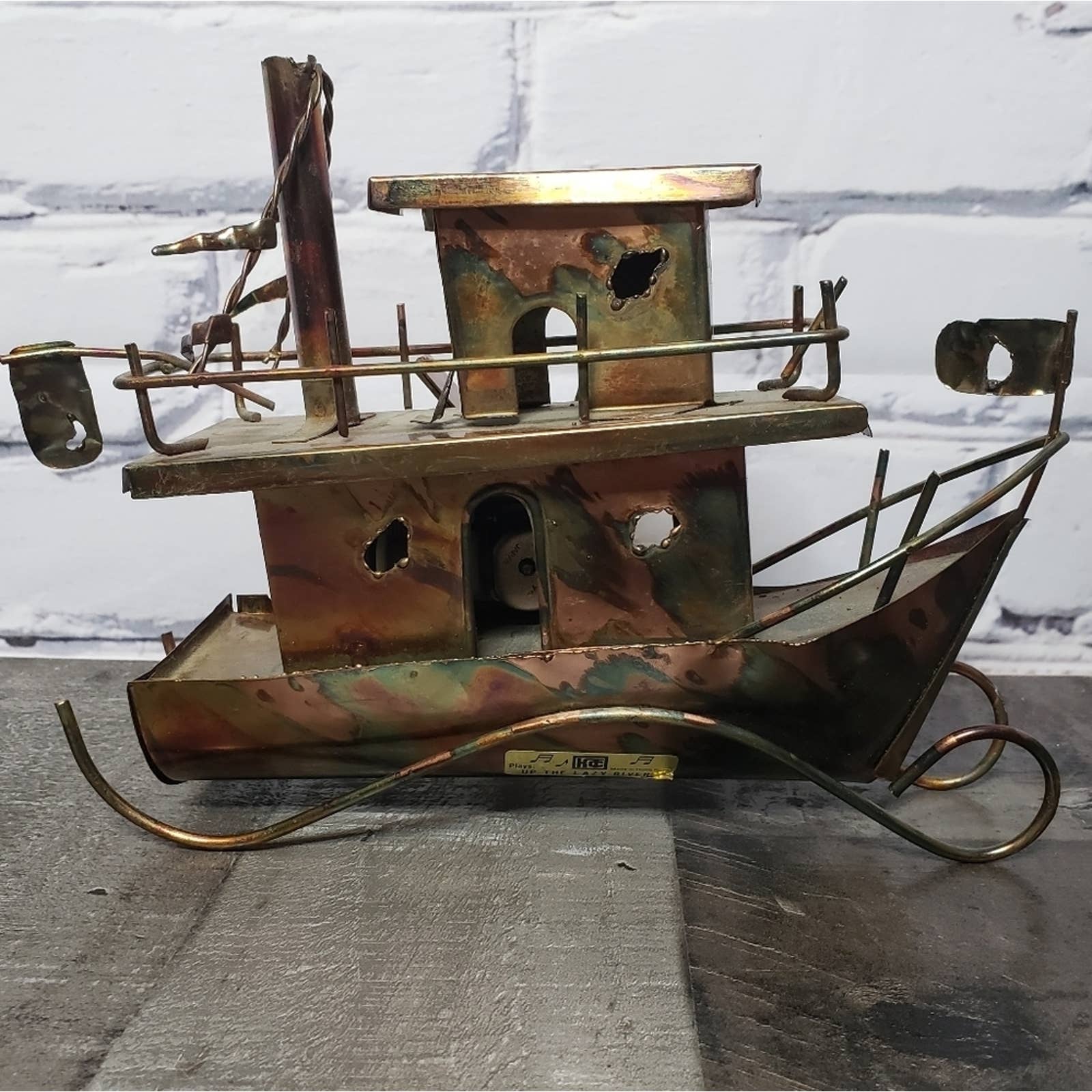 Vintage Wind Up Musical Steam Boat | Shop THRILLING