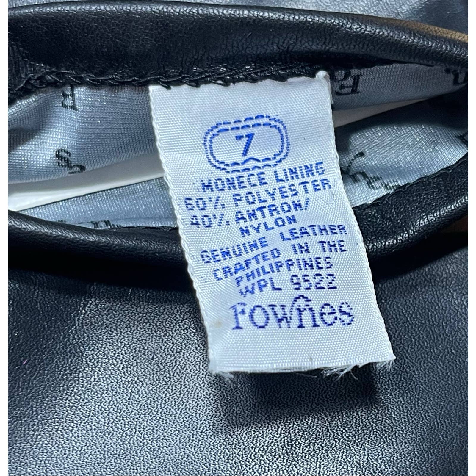 Vintage Black Leather Lightly Lined Fownes Gloves by Fownes | Shop ...