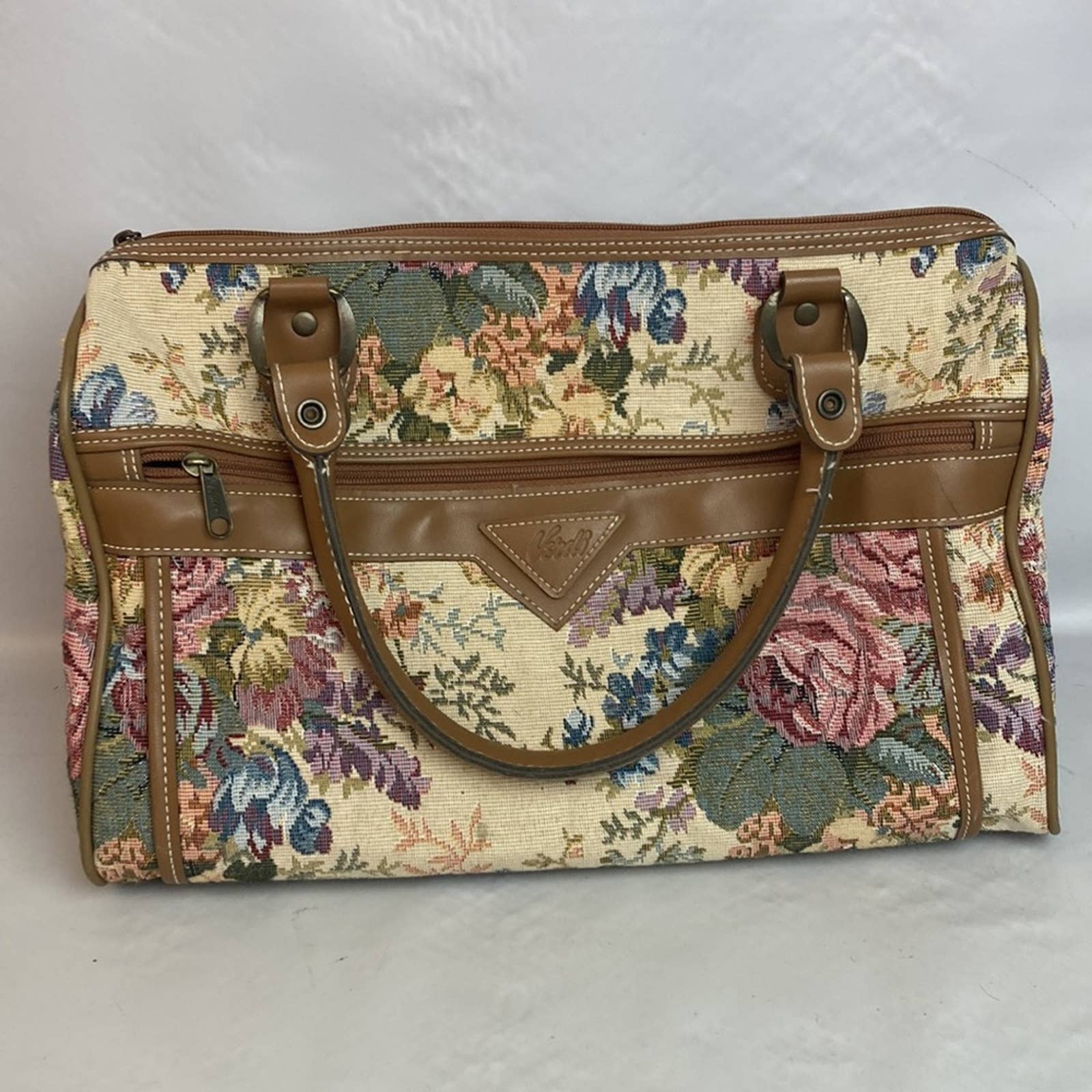 Vintage Verdi Tapestry Floral Carpet Bag by Verdi | Shop THRILLING