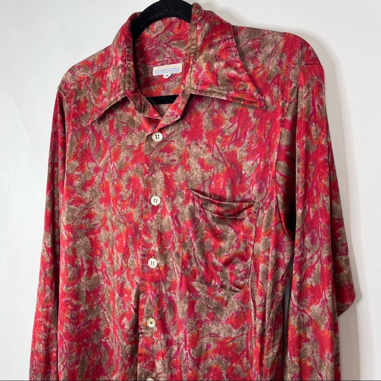 Vintage 70s Button Down Collared Shirt | Shop THRILLING