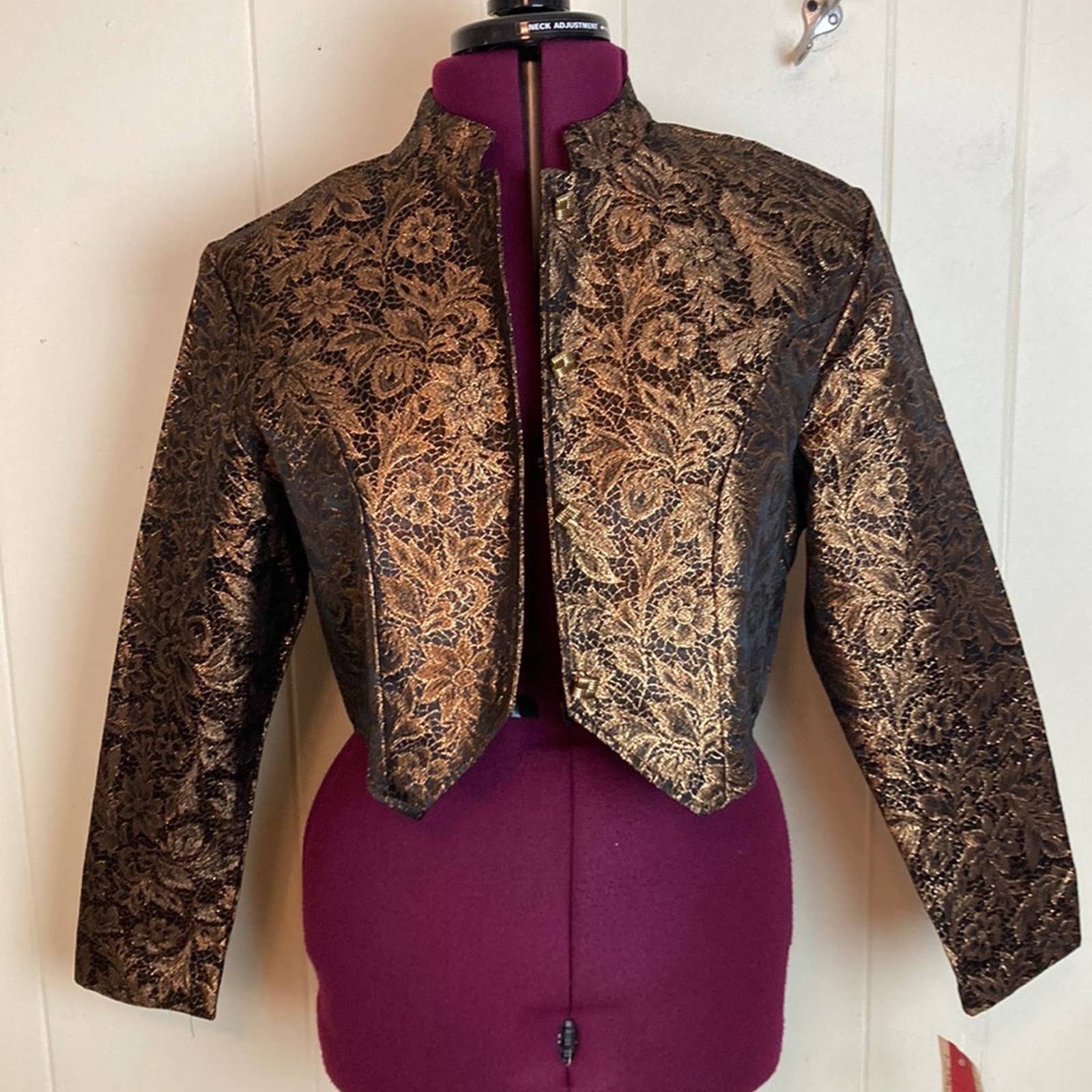 Vintage 80s 90s Embroidered Cropped Jacket by 1849 Authentic Ranchwear ...