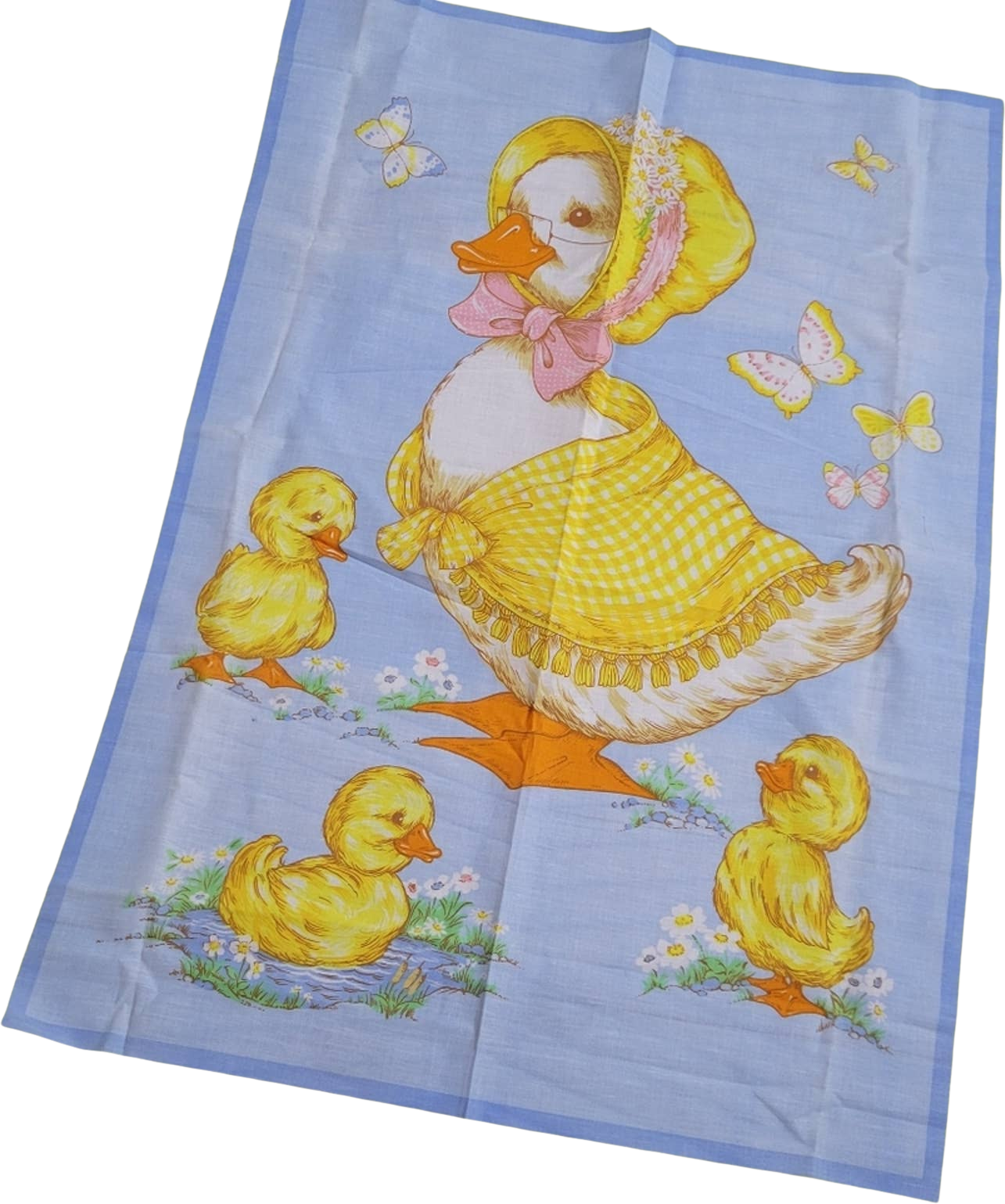 Vintage Cranston Print Works Storybook Mother Goose Fabric Panel | Shop ...