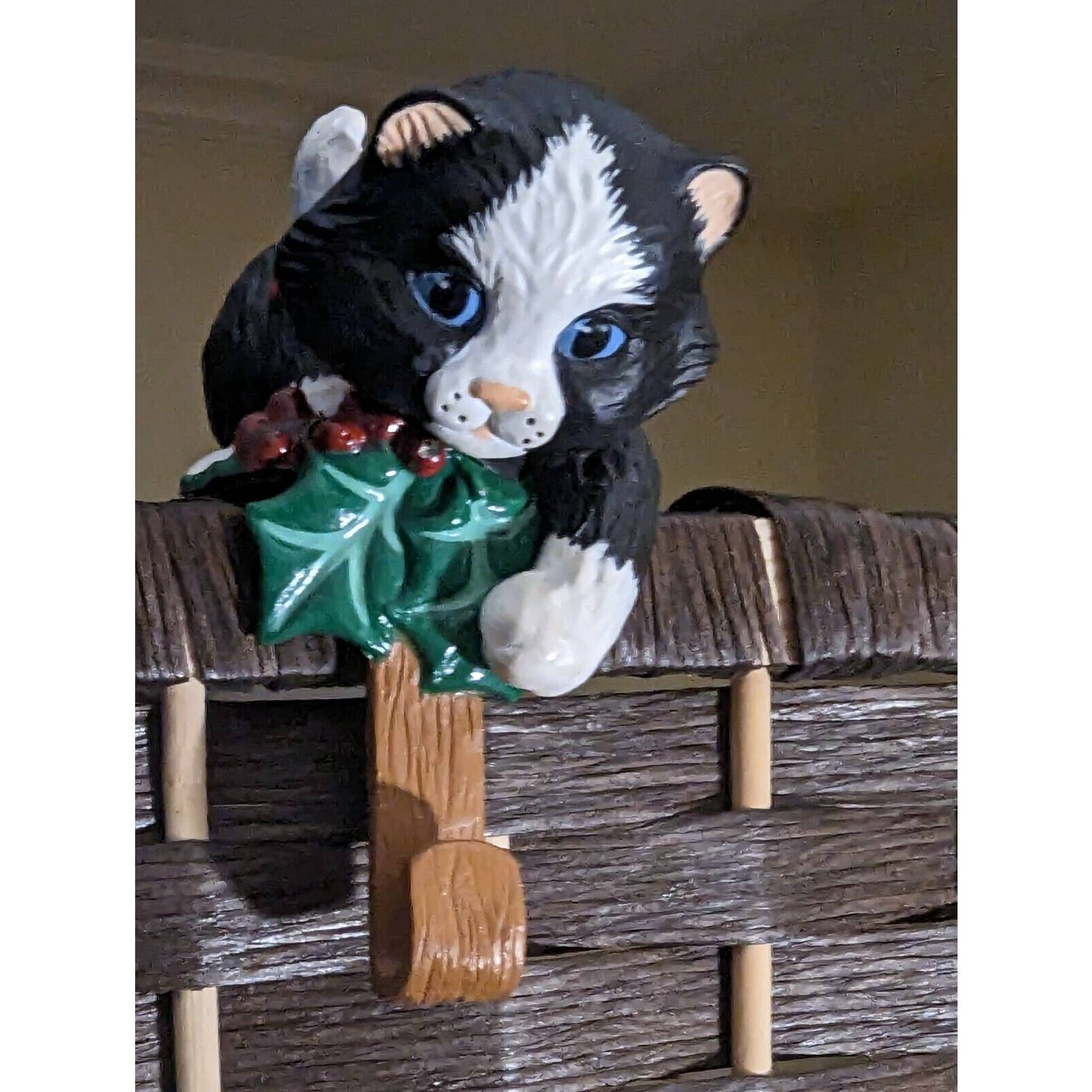 Vintage 1986 Kitty Kat Stocking Hanger Christmas by Hallmark | Shop ...