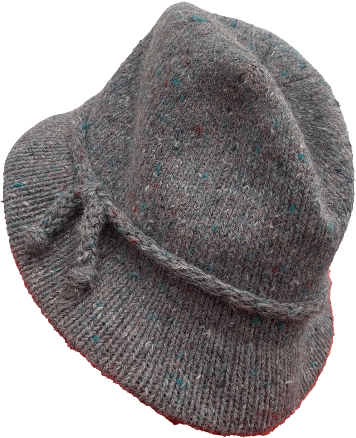 Vintage Knitted Gray Fedora Hat by Hansen | Shop THRILLING