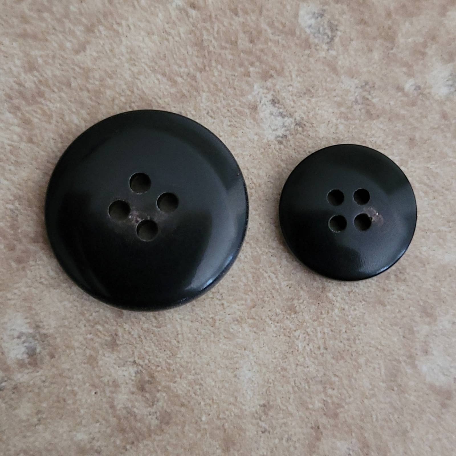 Vintage Set of 2 Black Buttons Engraved with 'celine Paris' by Celine ...