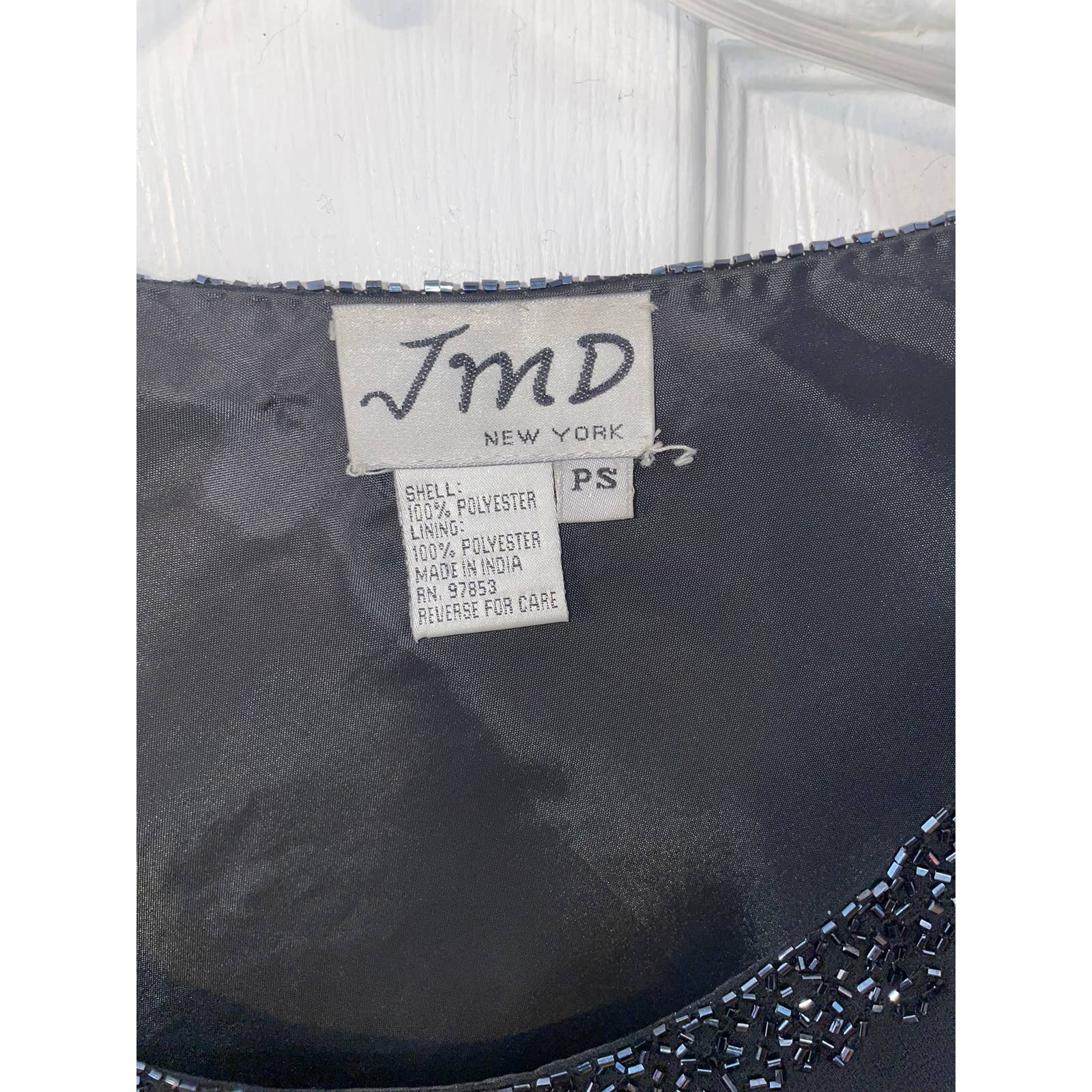 Vintage Jmb Embellished Beaded Black Dress Sz Ps Euc by JMB | Shop ...