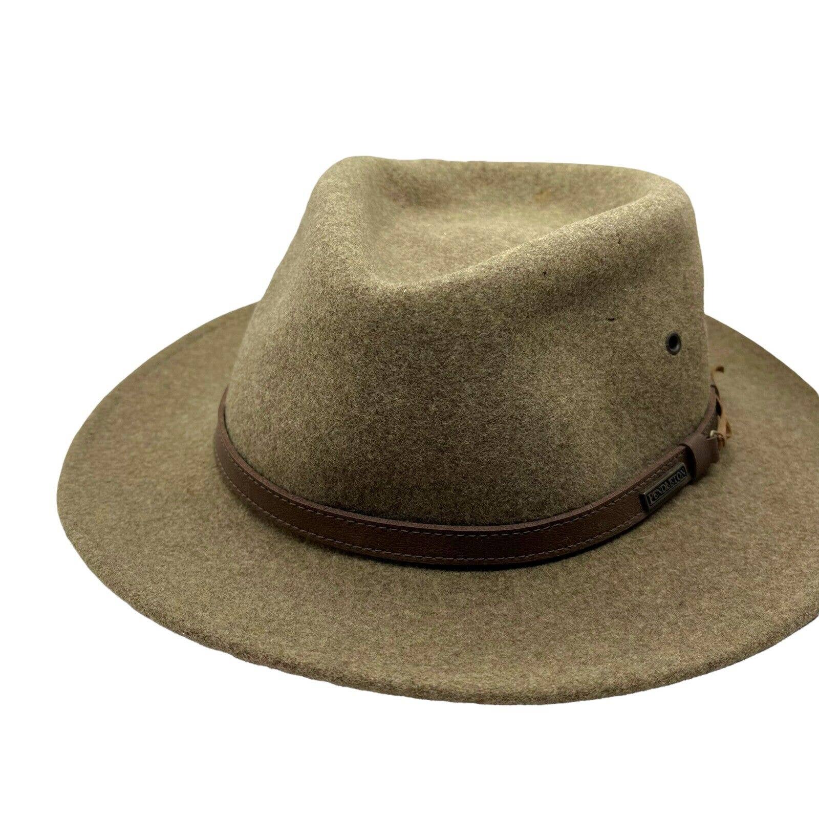 Vintage Brown Wool Wide Brim Fedora Hat by Pendleton | Shop THRILLING