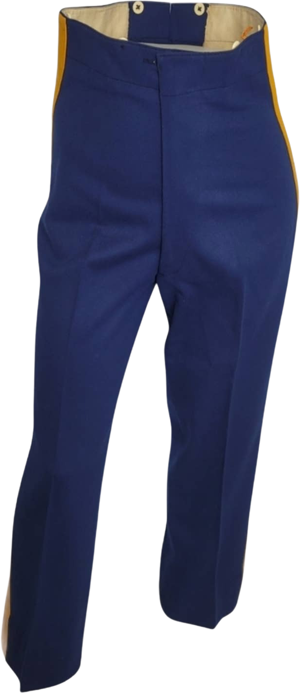 Vintage 60’s Wool Side Stripe Ultra High Waist Marching Band Uniform ...