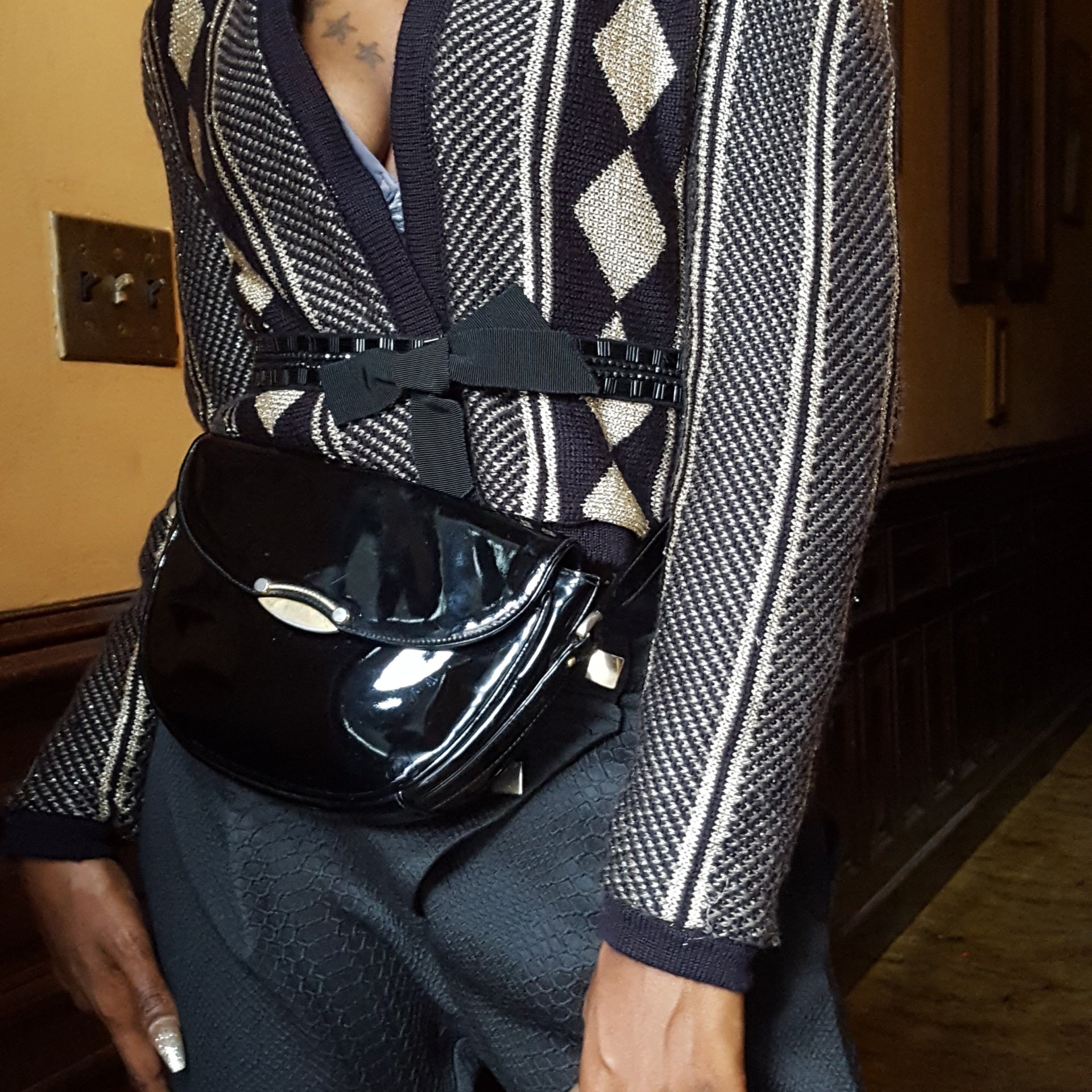 Vintage Nara Black Patent Leather Bag | Shop THRILLING