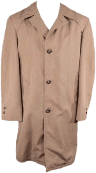 Vintage Tan Button Up Trench Coat by Tailored for Richman | Shop THRILLING