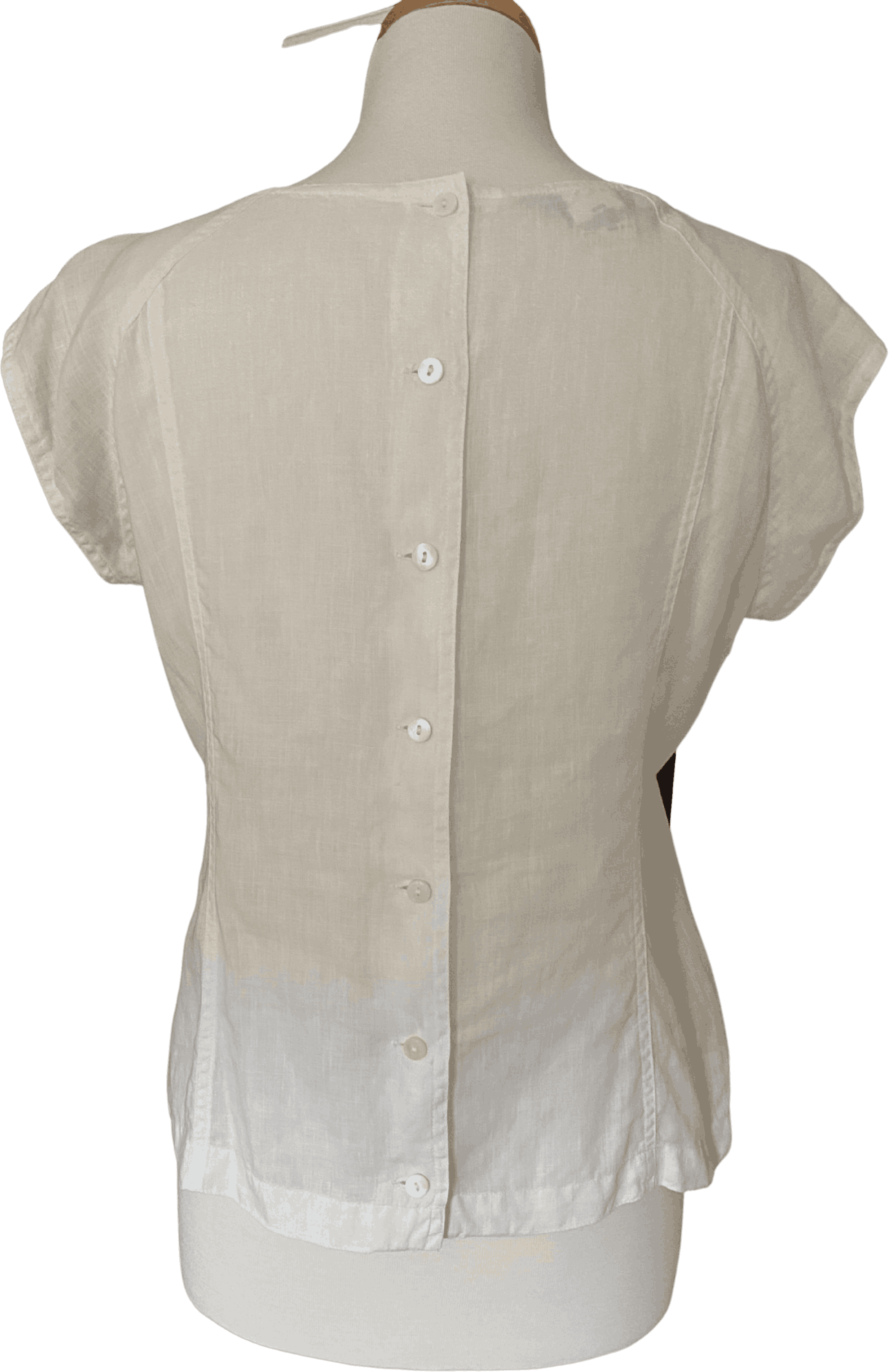 Vintage White Linen Blouse | Shop THRILLING