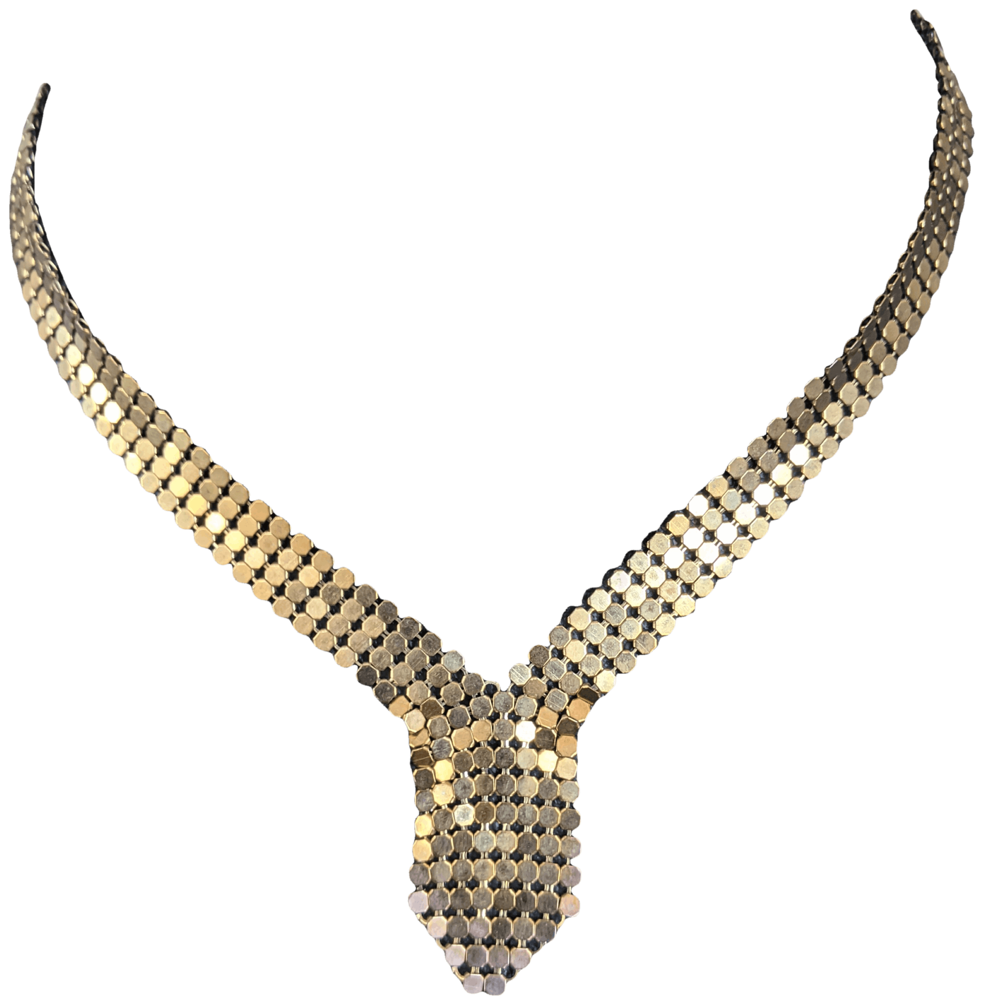 Vintage Golden Mesh Choker Necklace | Shop THRILLING