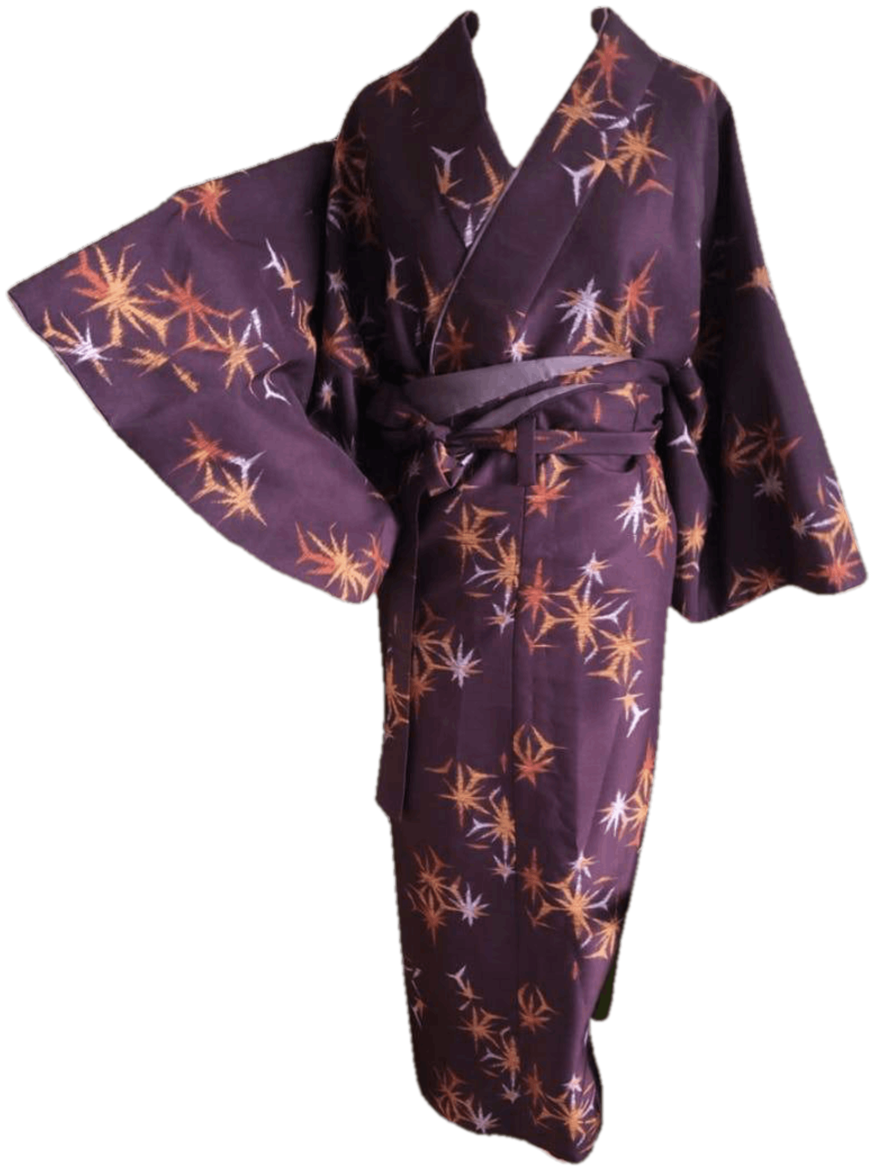 Vintage Japanese Abstract Motif Crop Kimono Set | Shop THRILLING