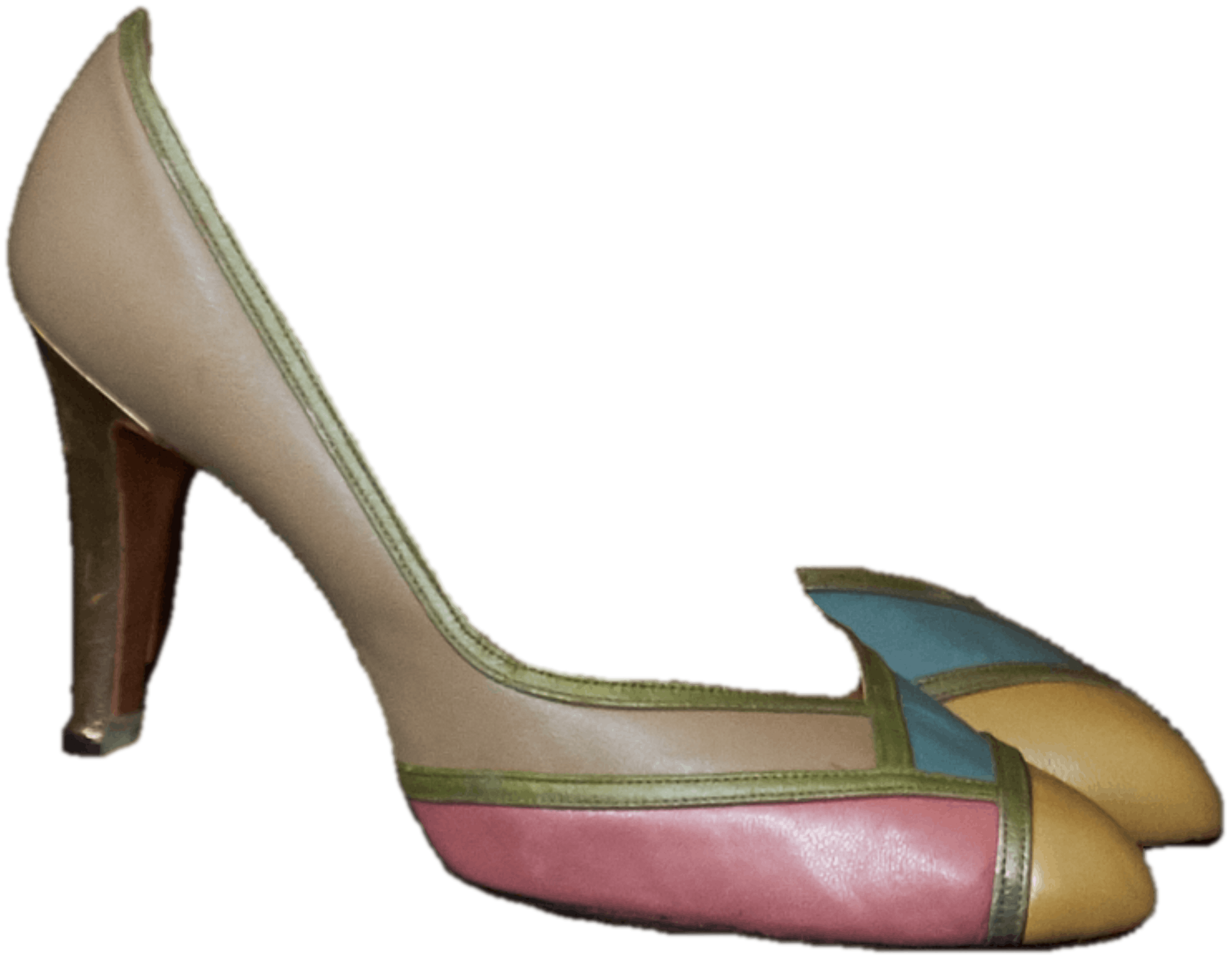 Vintage 60's Multicolor Pumps by Joseph Larose | Shop THRILLING