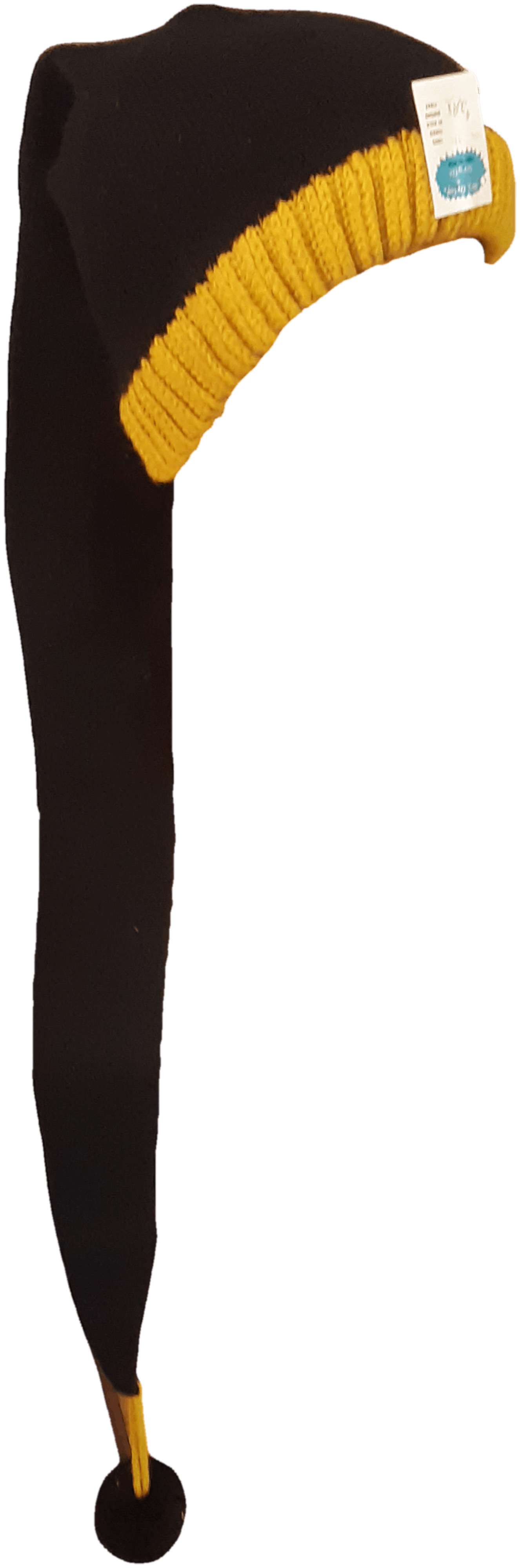 Vintage 70's Deadstock Black and Gold Stocking Hat | Shop THRILLING