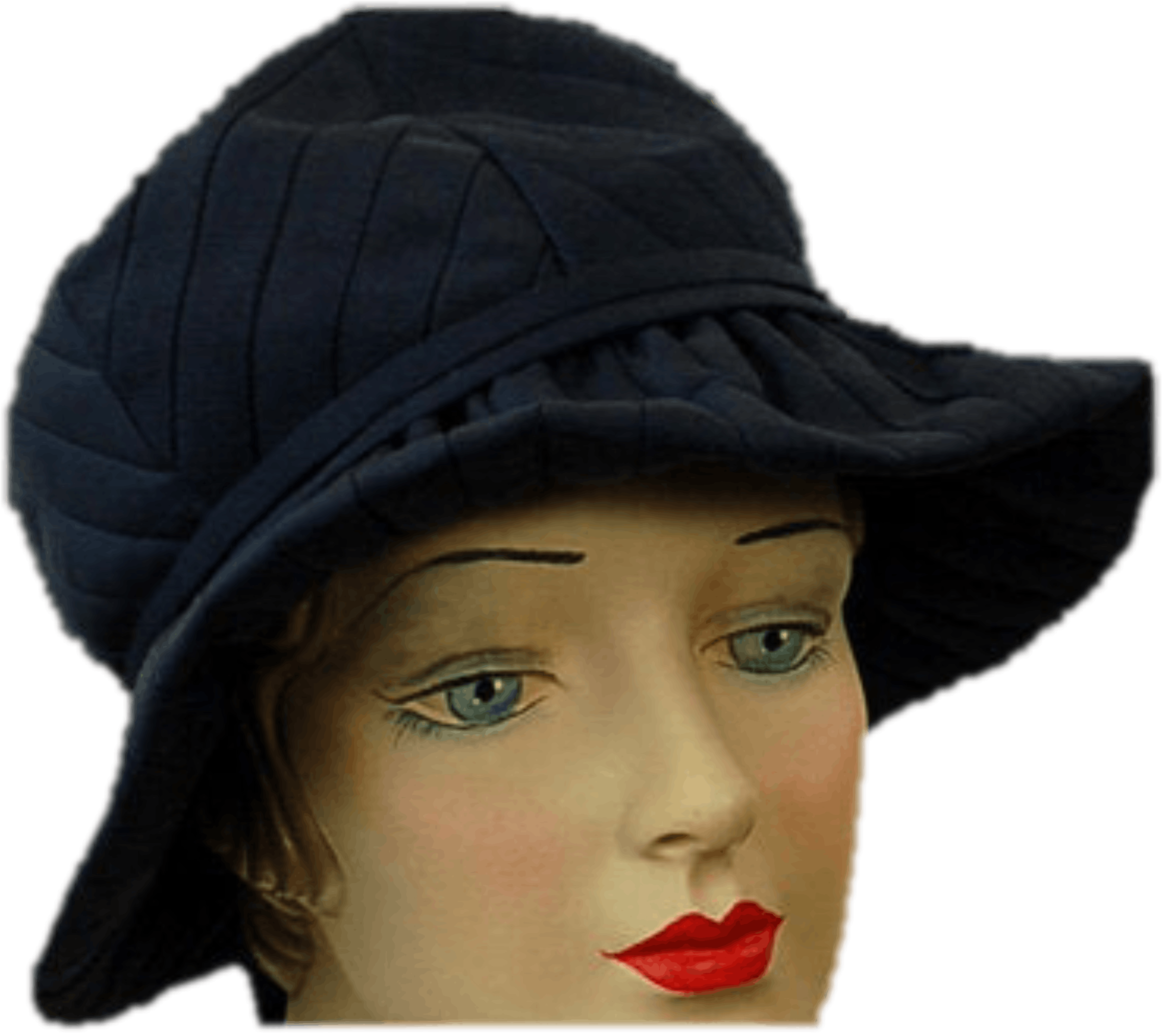 Vintage 60's Navy Blue Silk Floppy Hat by Lisa | Shop THRILLING