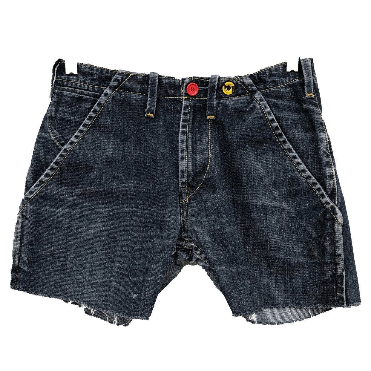 Vintage 70's/90’s Blue High Waisted Cut Up Shorts by Red | Shop THRILLING