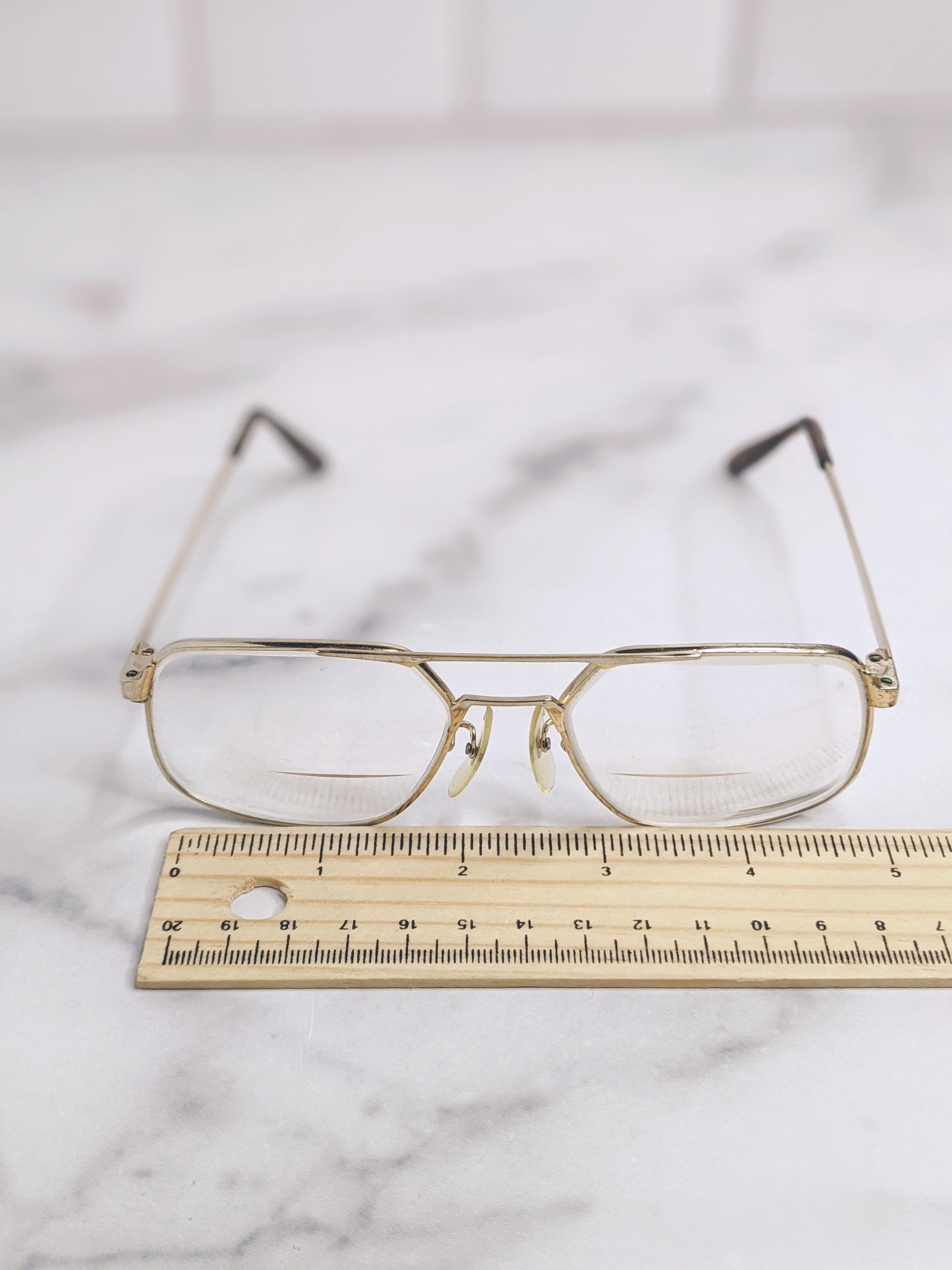 Vintage Metal Square Aviator Glasses Frames | Shop THRILLING